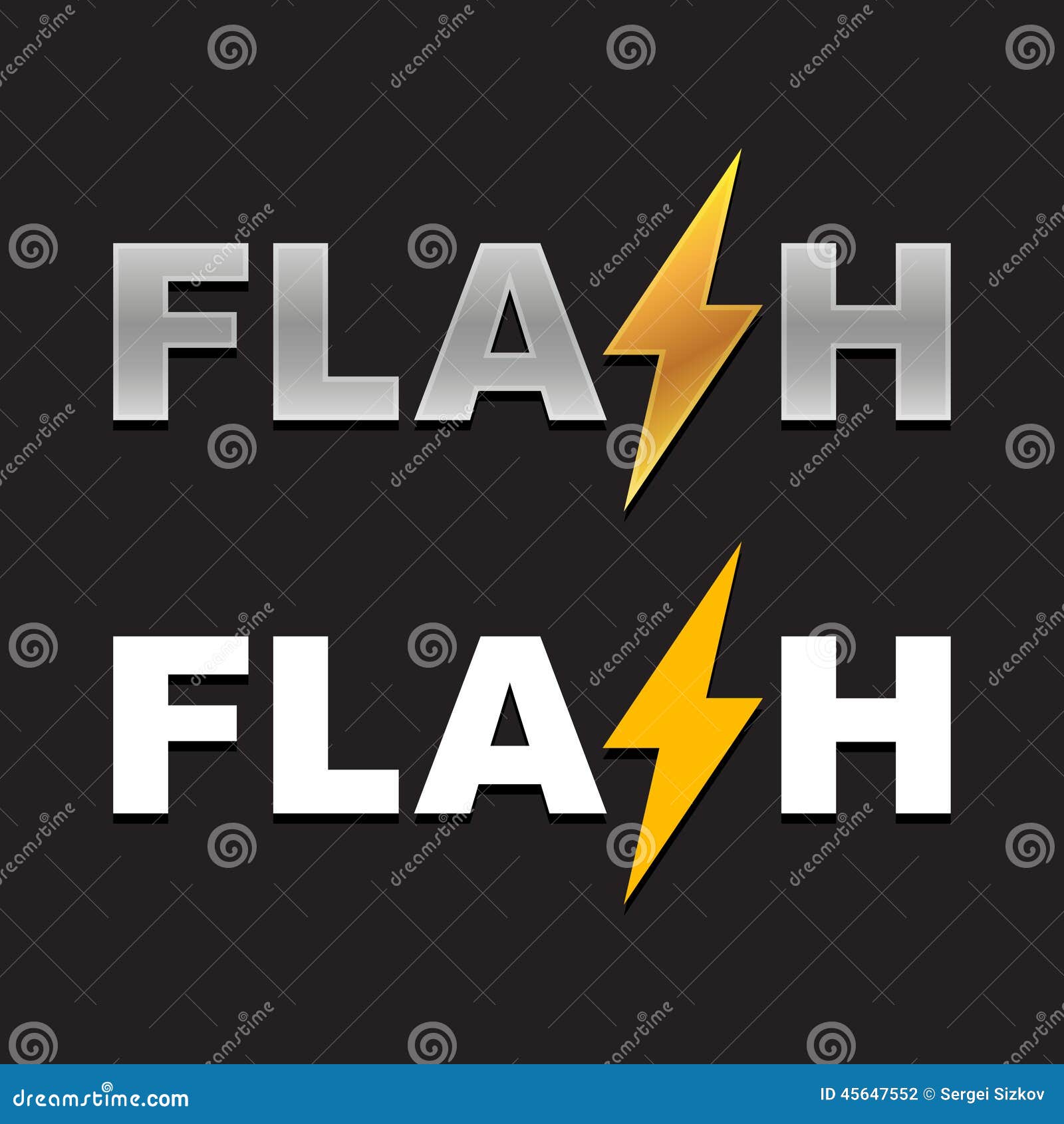 Flash Logo. Vector stock vector. Illustration of electrical - 45647552