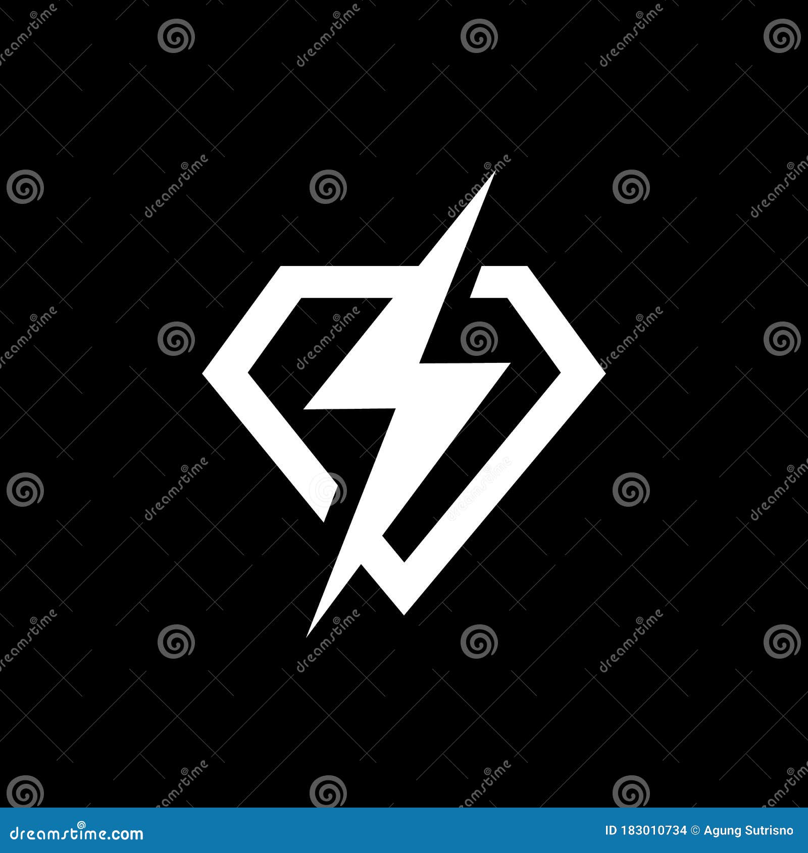 The Flash Symbol Black And White