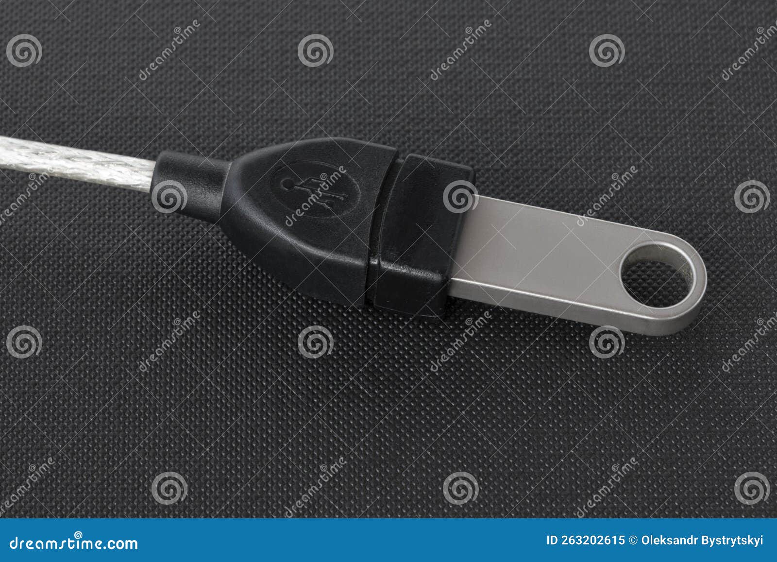 Flash Memory Drive Plugged into a Port Usb Stock Image - Image of input ...