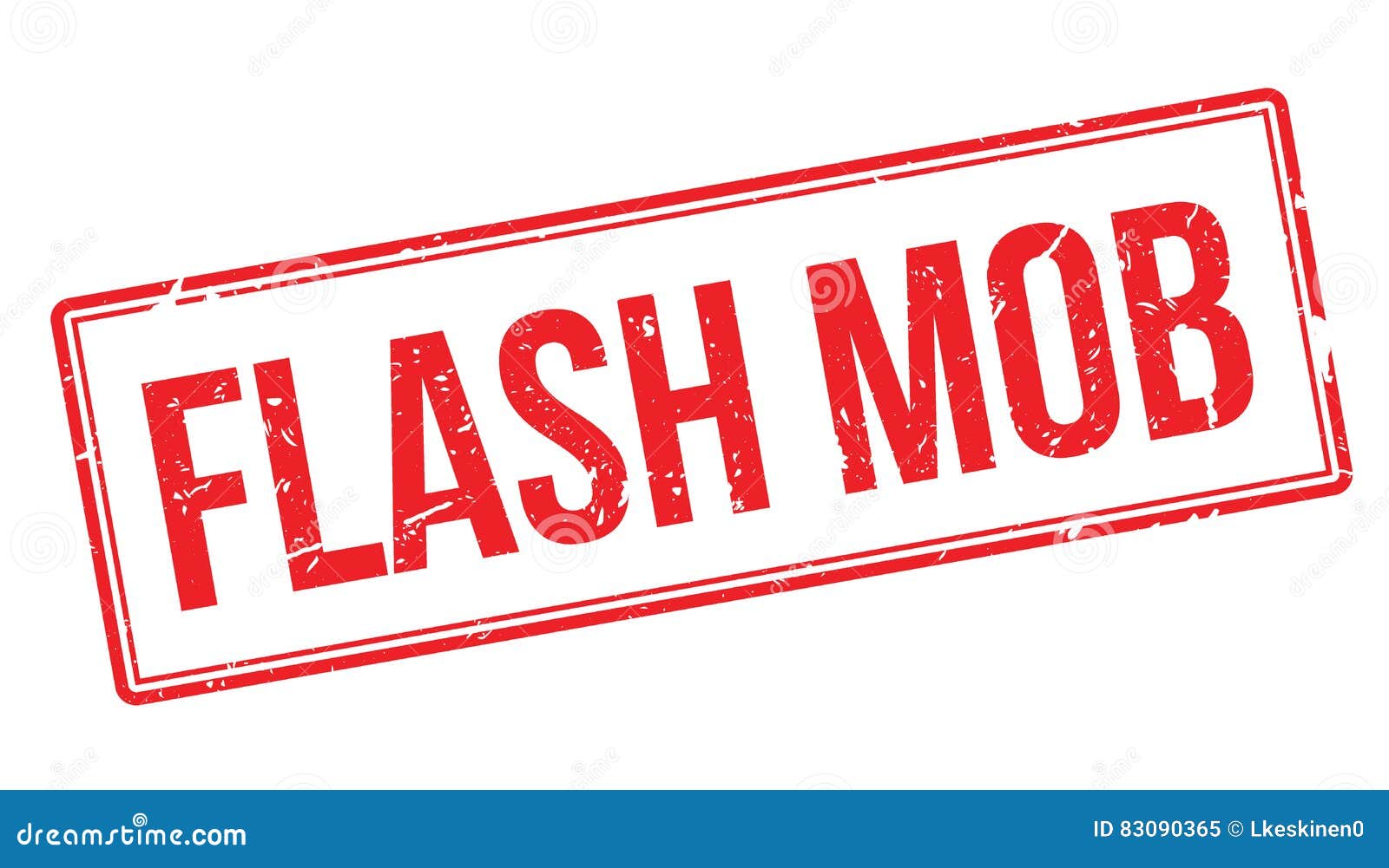 Flash mob rubber stamp stock illustration. Illustration of icon - 83090365