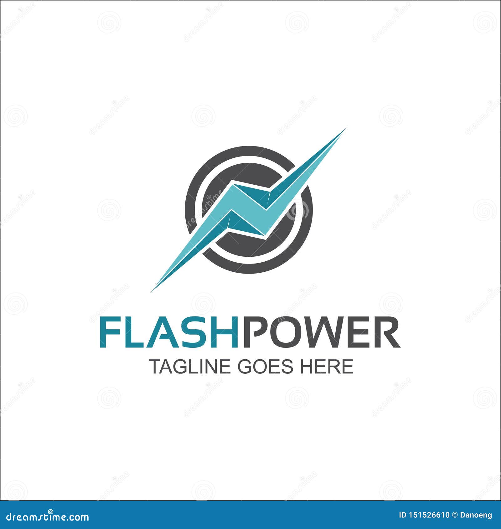 Flash Power, Electrical Logo Concept. Stock Illustration - Illustration ...