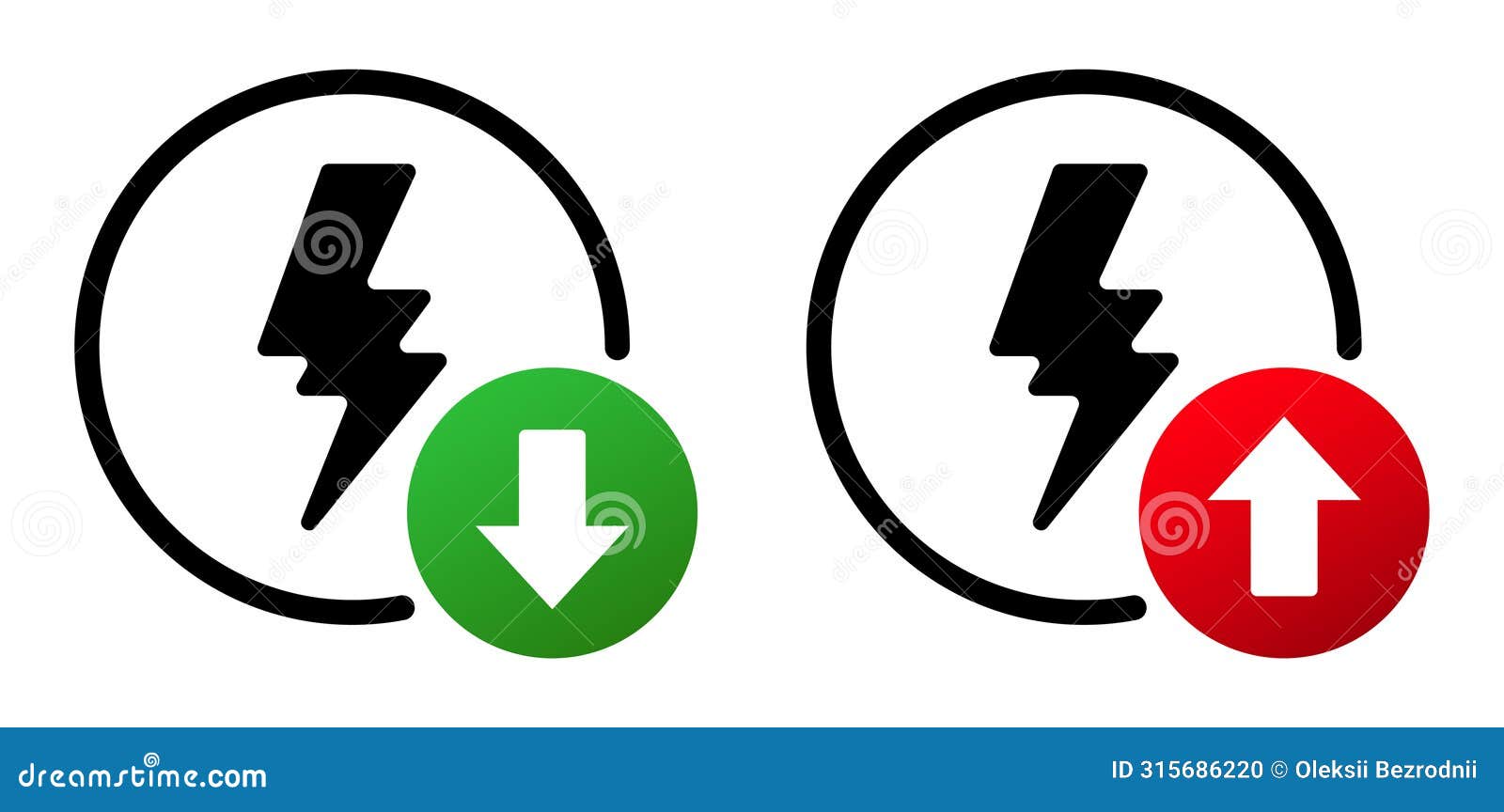 Flash Power Thunderbolt an Bolt Vector Logo Stock Vector - Illustration ...