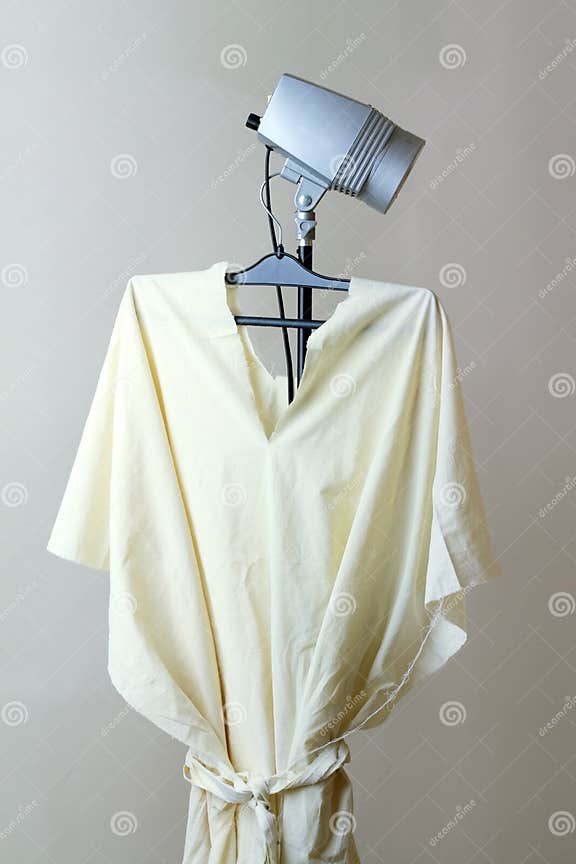 Flash in robe stock photo. Image of fabric, hanger, cloth - 26770076