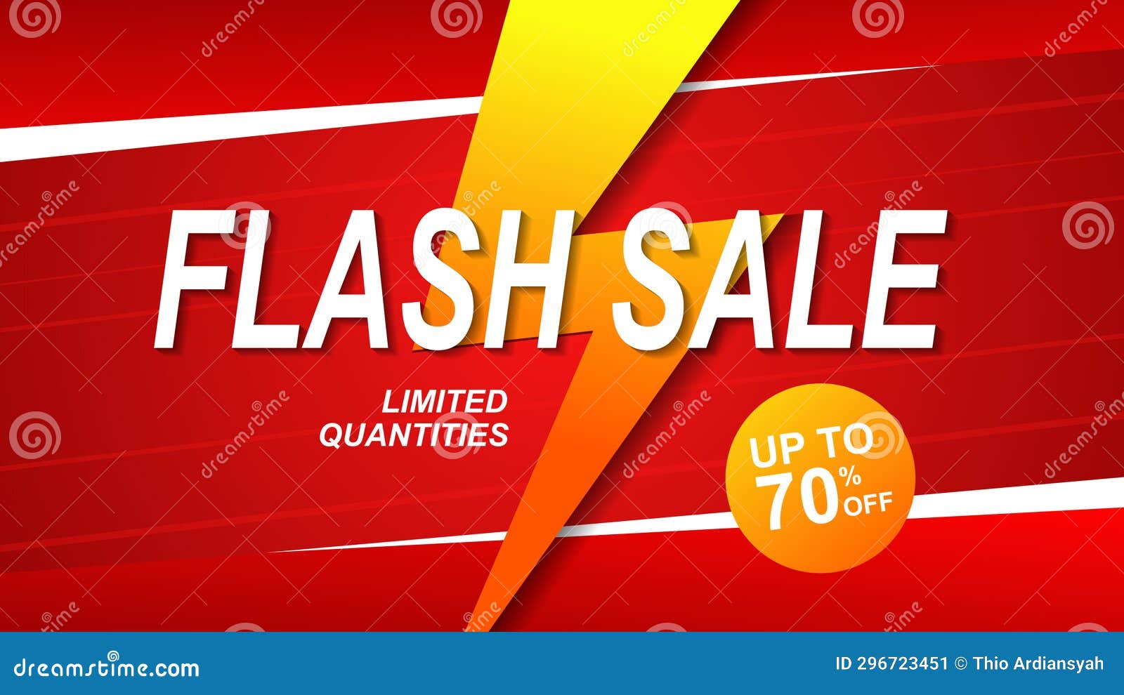 Flash Sale Banner Layout Design, Vector Illustration Stock Illustration ...