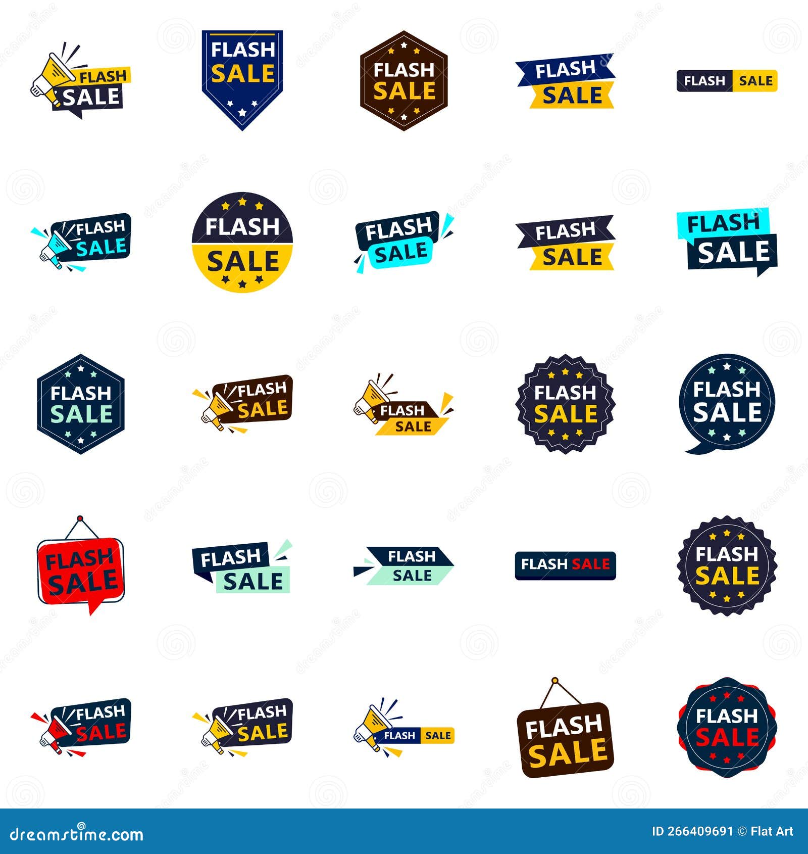 Flash Sale Bundle 25 Eye Catching Vector Designs for Sales and Branding ...