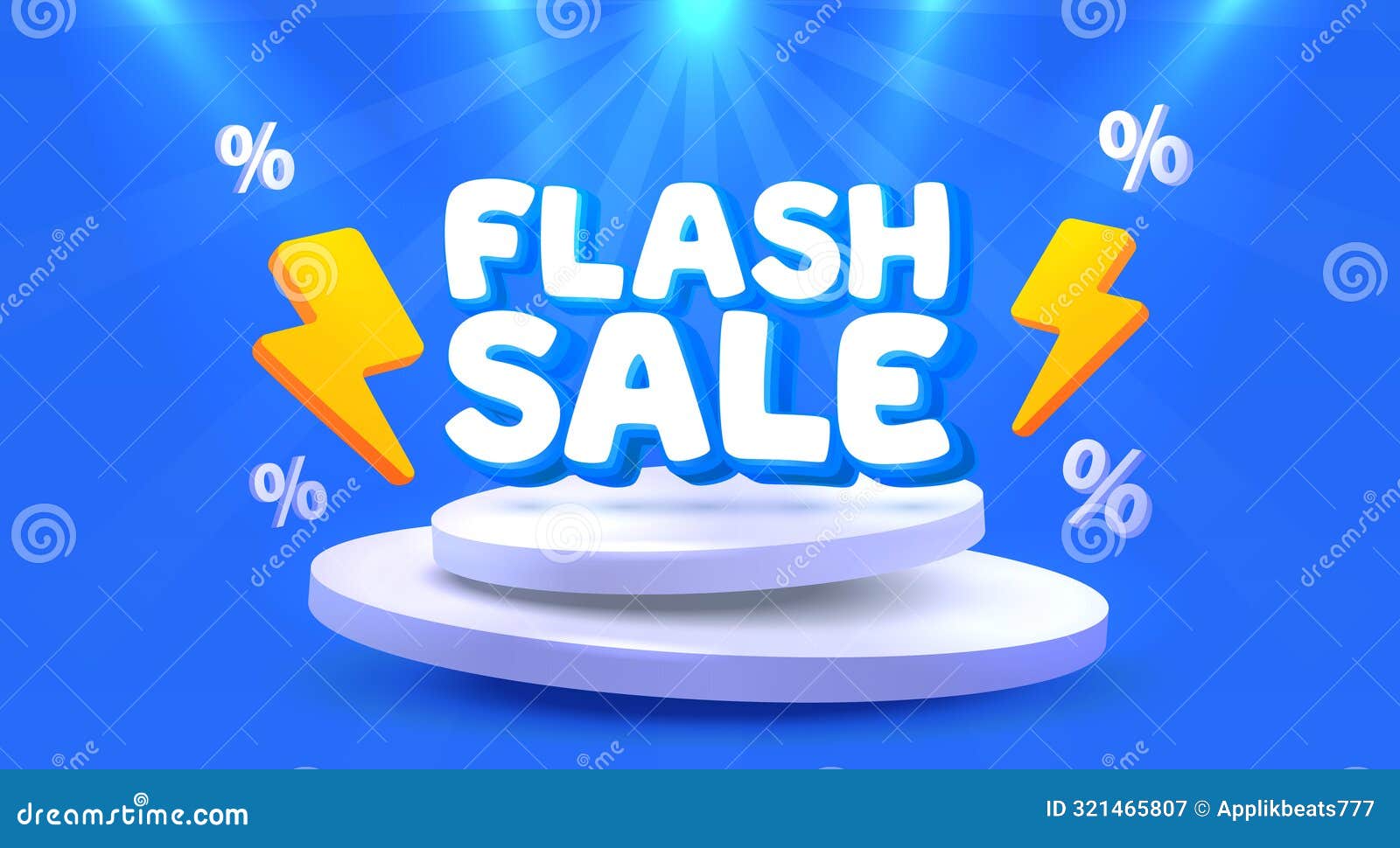 Flash Sale Event, Big Sale Offer, Poster Label. Vector Illustration ...