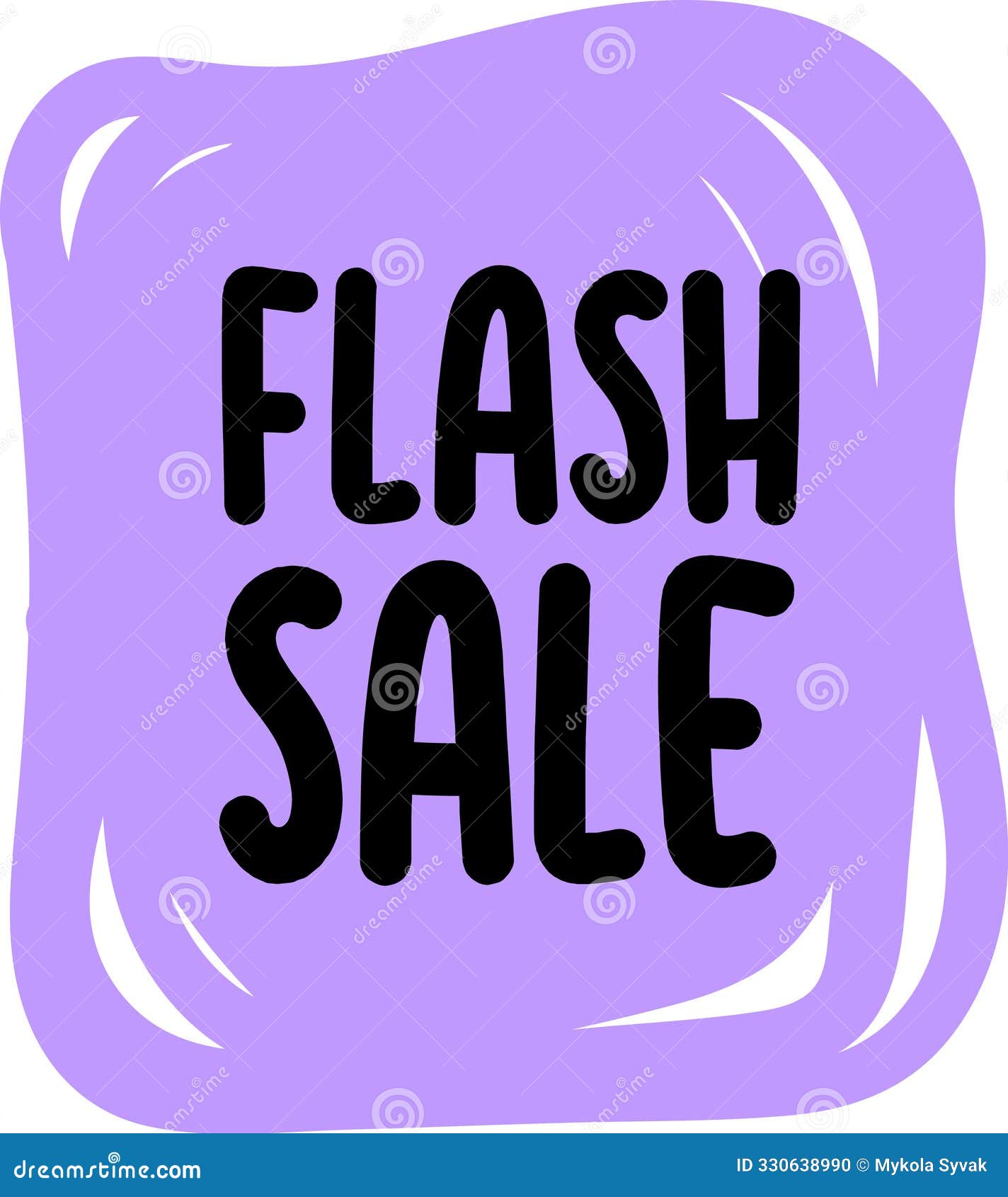 Flash Sale Label stock illustration. Illustration of advertising ...