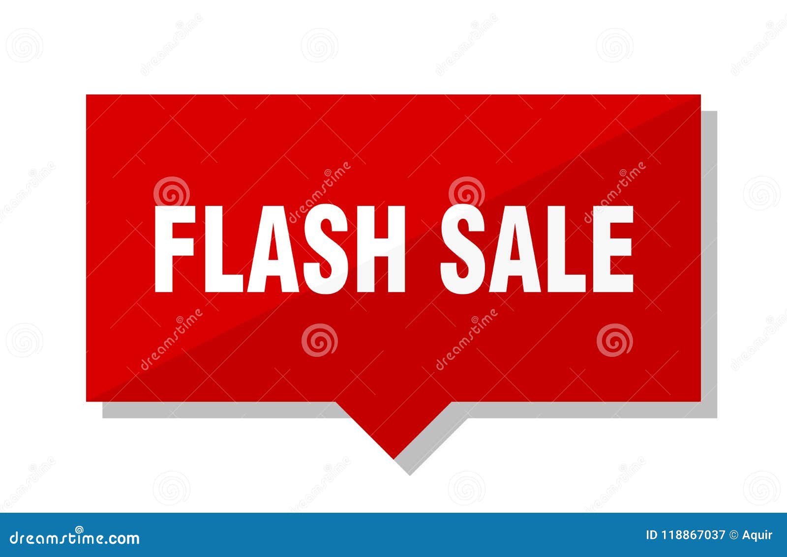 Flash sale price tag stock vector. Illustration of marker - 118867037