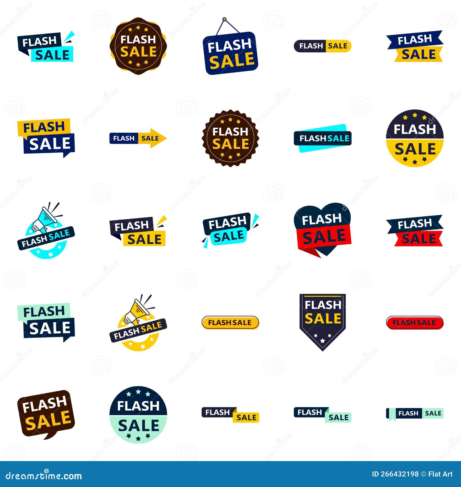 The Flash Sale Vector Pack 25 Elegant Designs for Marketing and Sales ...