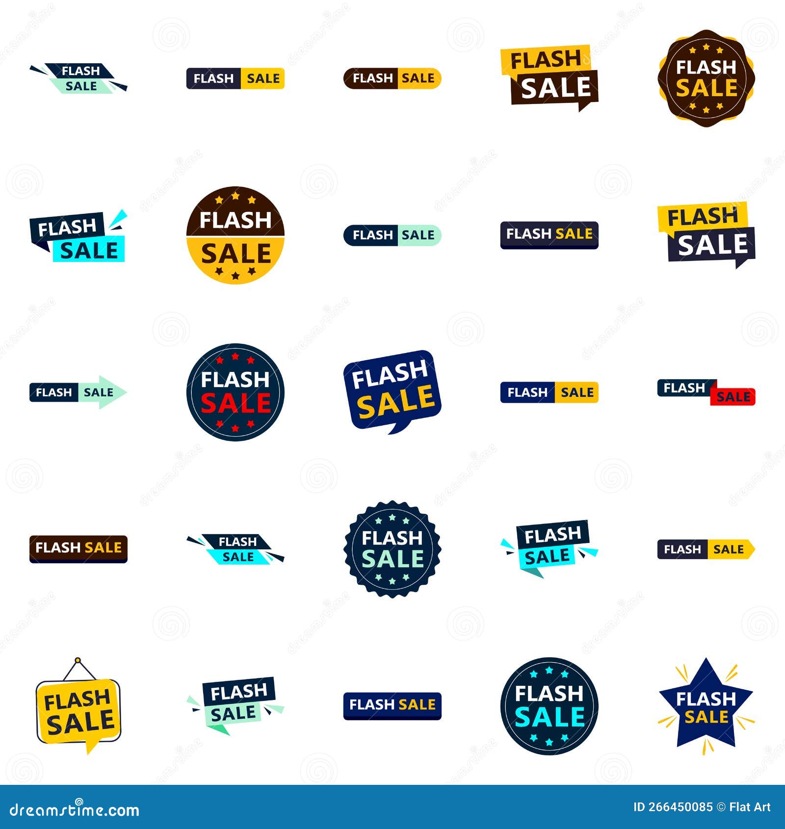The Flash Sale Vector Pack 25 Elegant Designs for Sales and Marketing ...