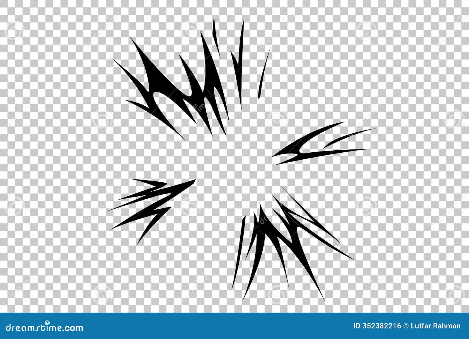 Flash in the Shape of Movement after an Explosion Effect, Mango Style ...