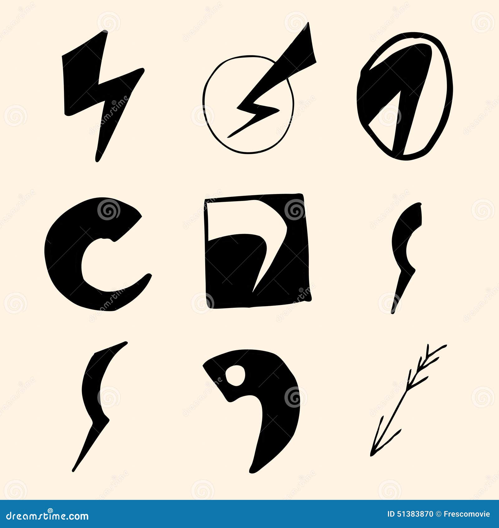 Flash Symbols Vector Illustration | CartoonDealer.com #51383870