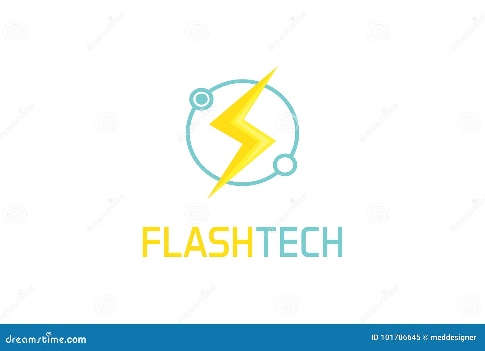 Flash tech logo stock vector. Illustration of flash - 101706645