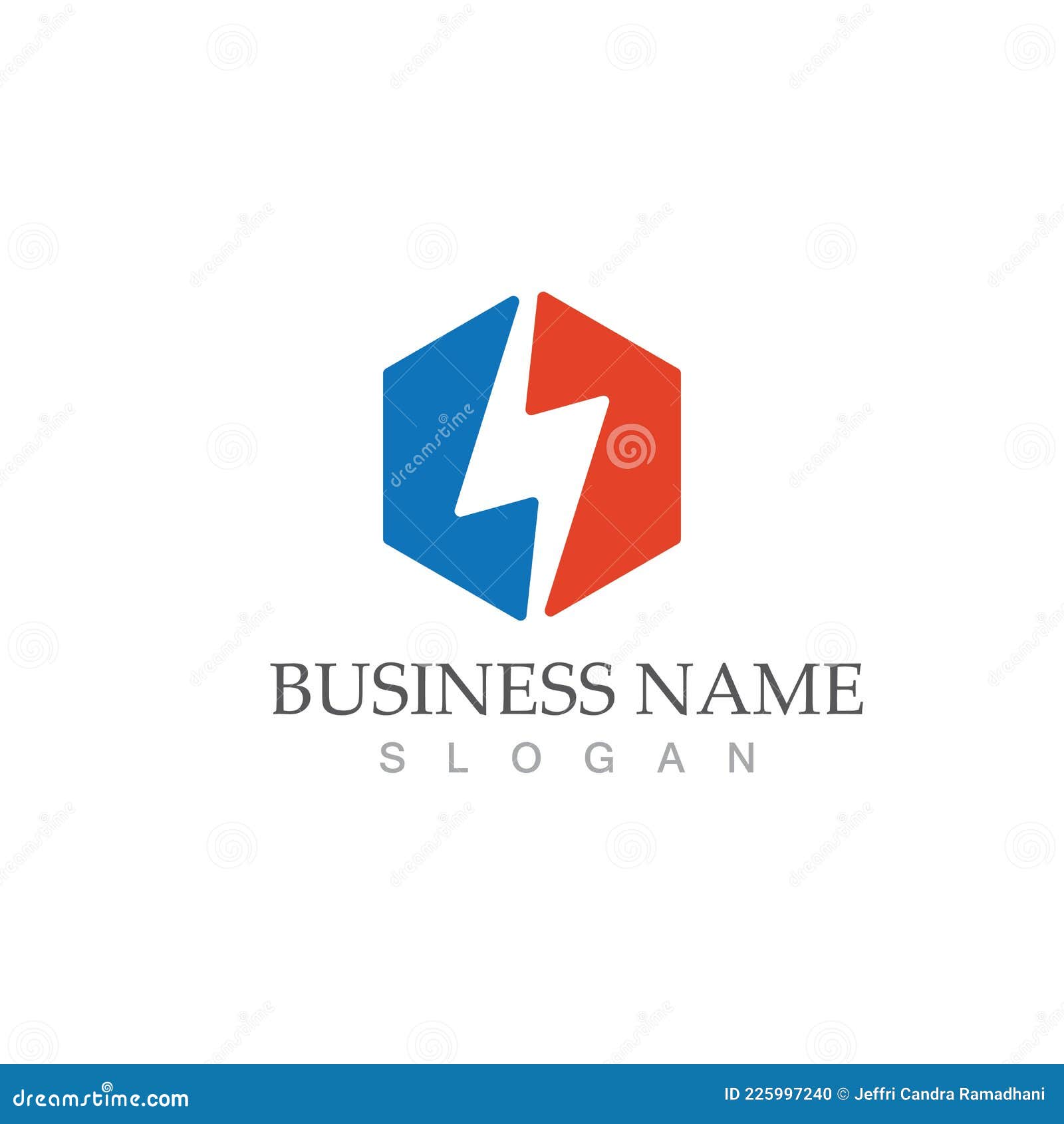 Flash Thunderbolt Logo Template Stock Vector - Illustration of ...