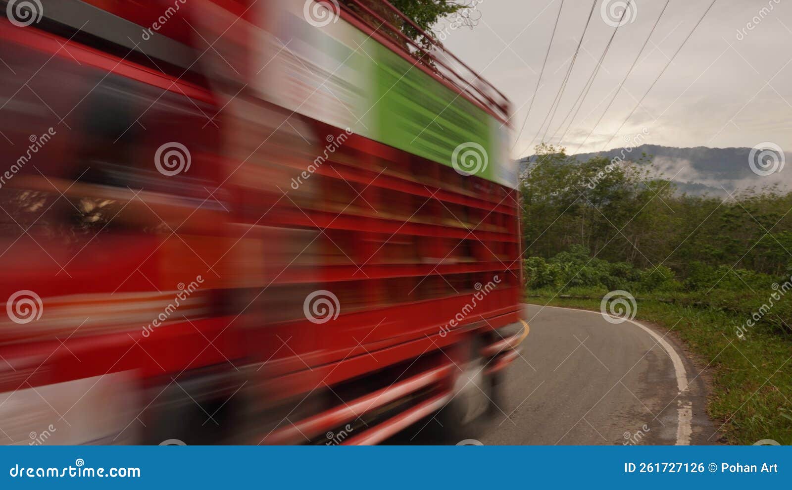 Flash in Truck Like a Imagination Stock Photo - Image of truck ...