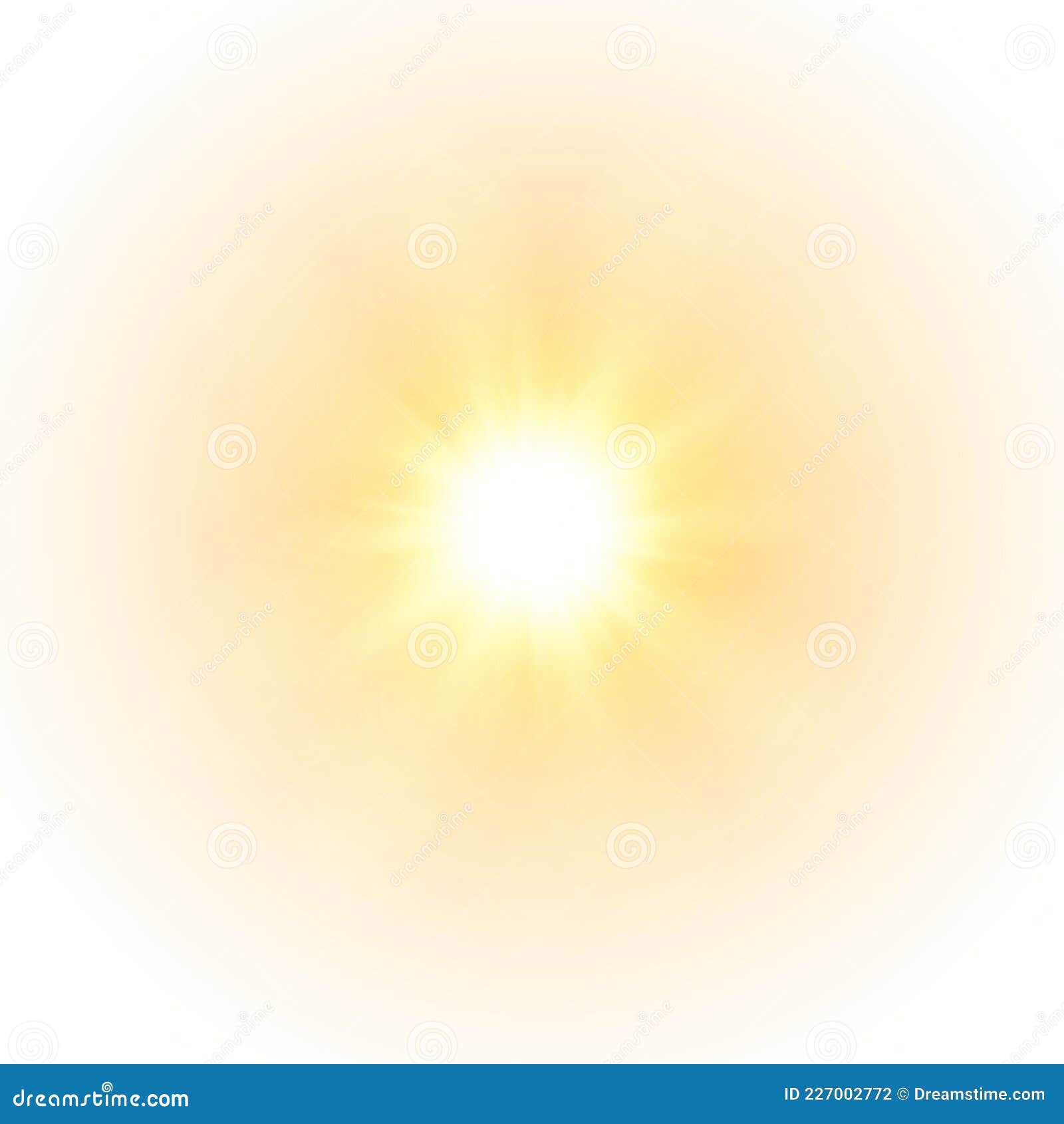 Flash Yellow Sun, Star Flashed with Sparkles. Stock Vector ...