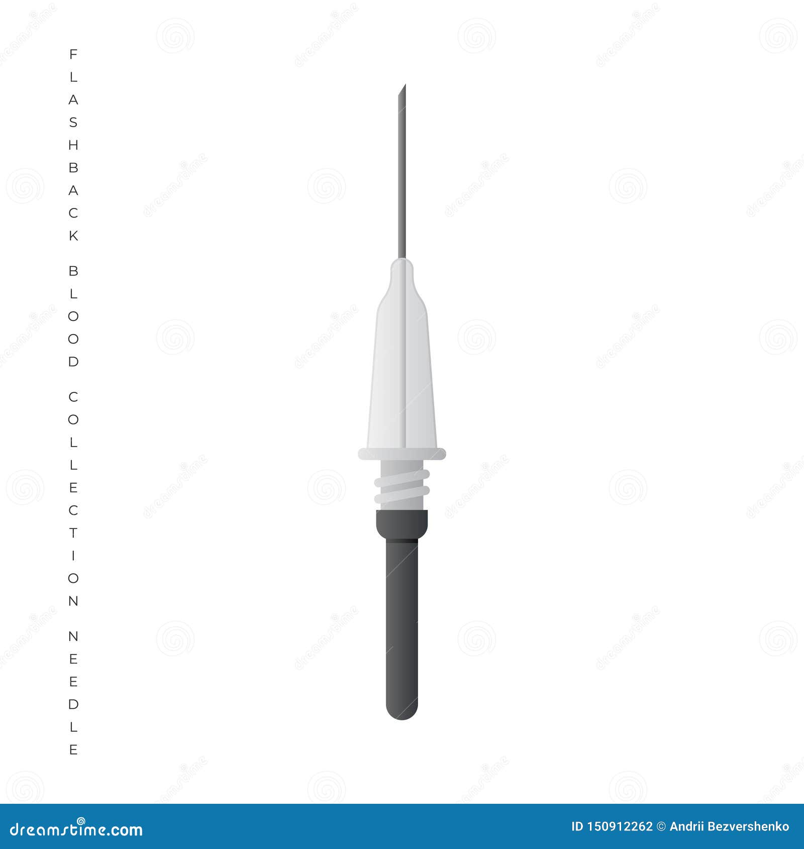 Flashback Needle For Blood Collection Infographic Elements Isolated On ...