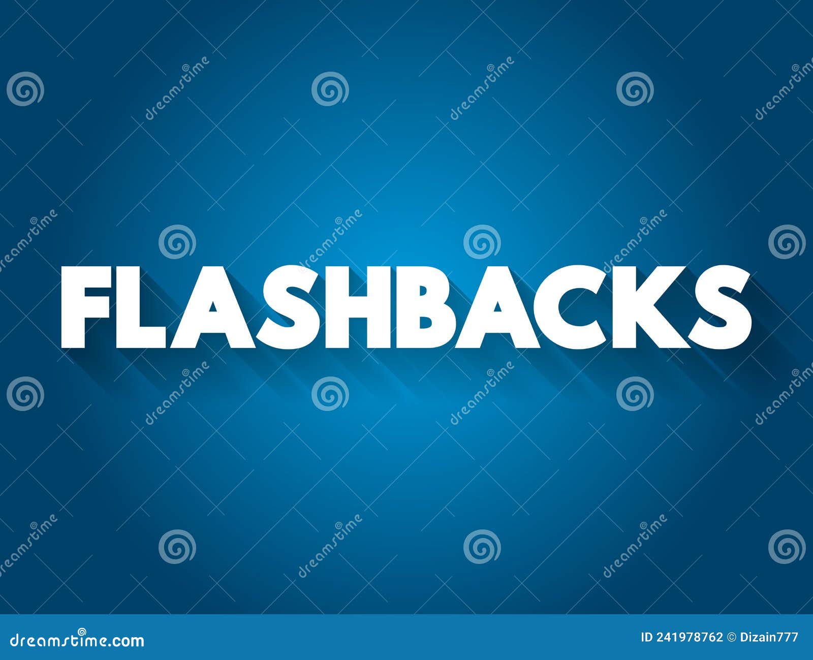 Flashback Texte Citation Concept Médical Contexte Illustration Stock ...