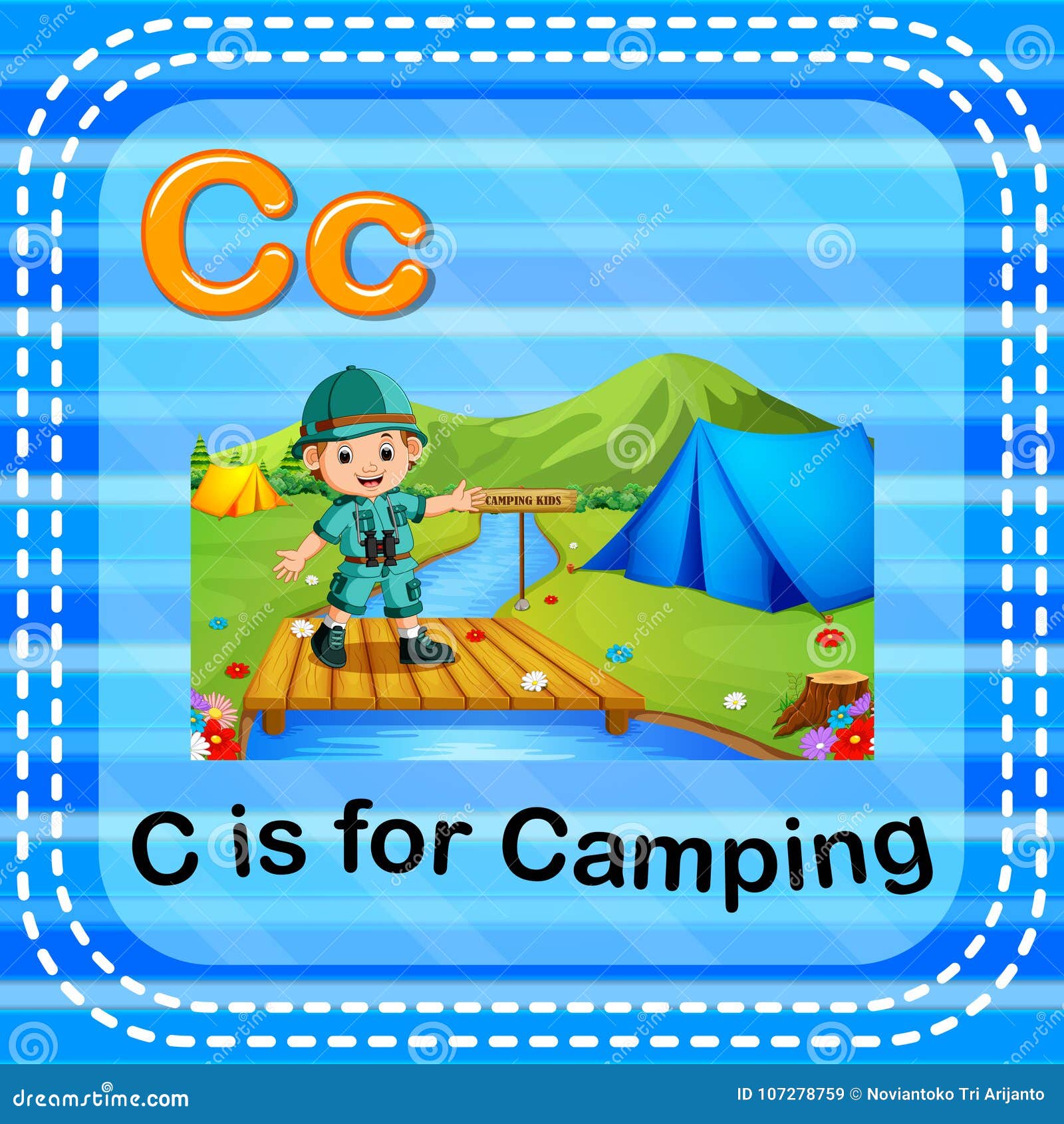 Tent Flashcard Stock Illustrations – 6 Tent Flashcard Stock ...
