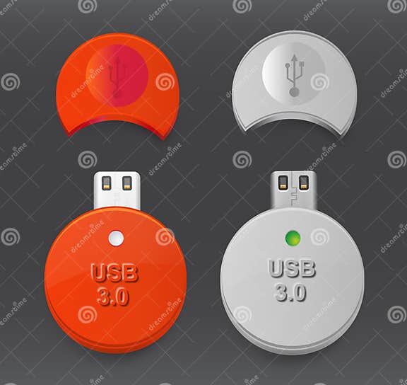 Flashdrive Usb stock vector. Illustration of connect - 30485598