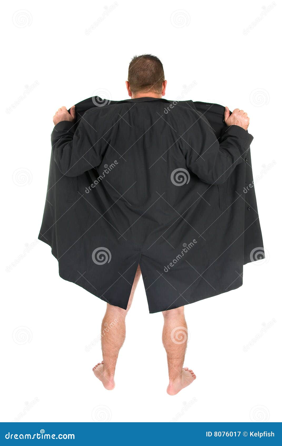 Flasher stock image. Image of reveal, coat, standing, raincoat - 8076017