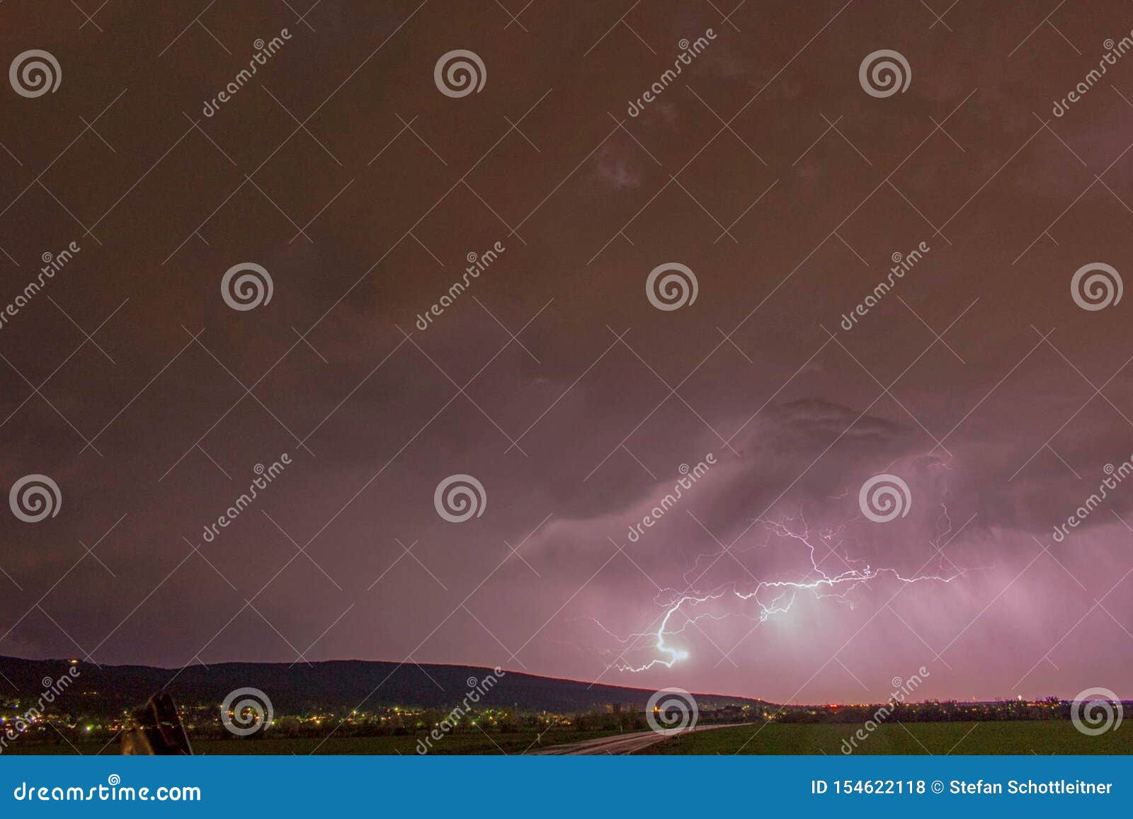 Flashes in the Cloud in a Thunderstorm Stock Photo - Image of thunder ...