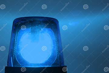 Flashing blue light stock image. Image of flashing, emergency - 12212643