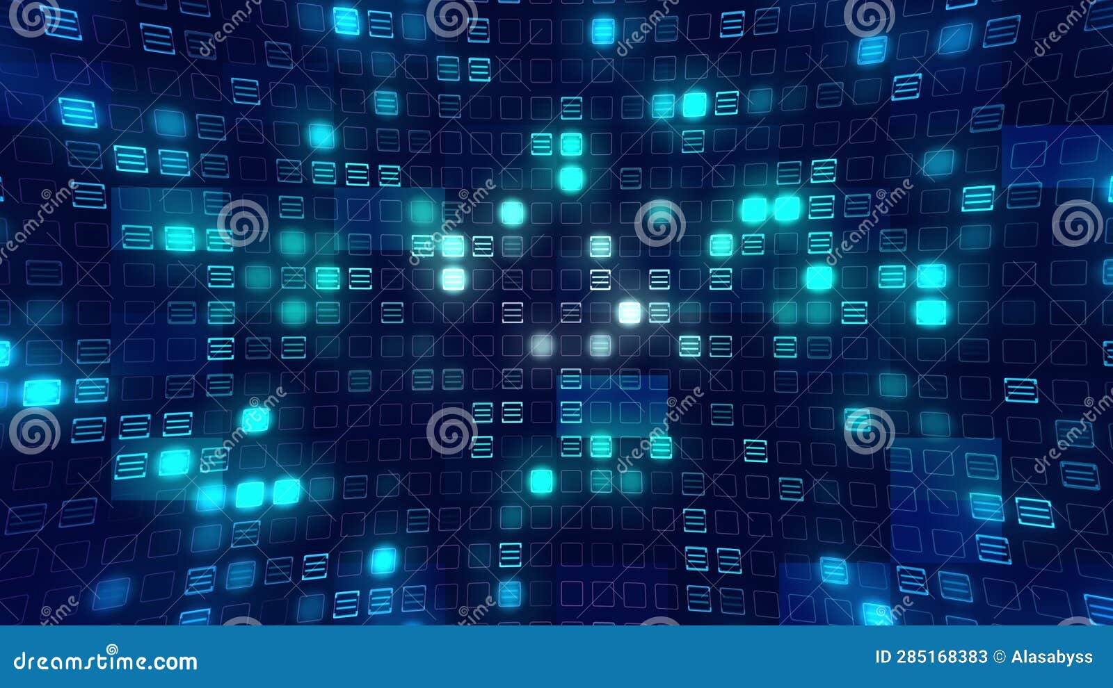 Flashing Data Lights Technology Background Stock Video - Video of loop ...