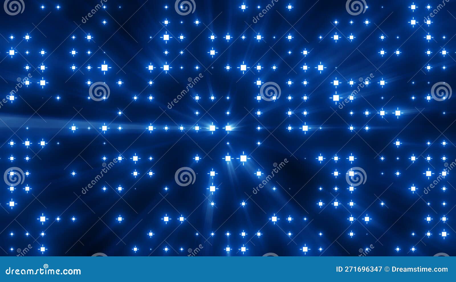 Flashing Particles Pattern with Beams, Rays Stock Illustration ...
