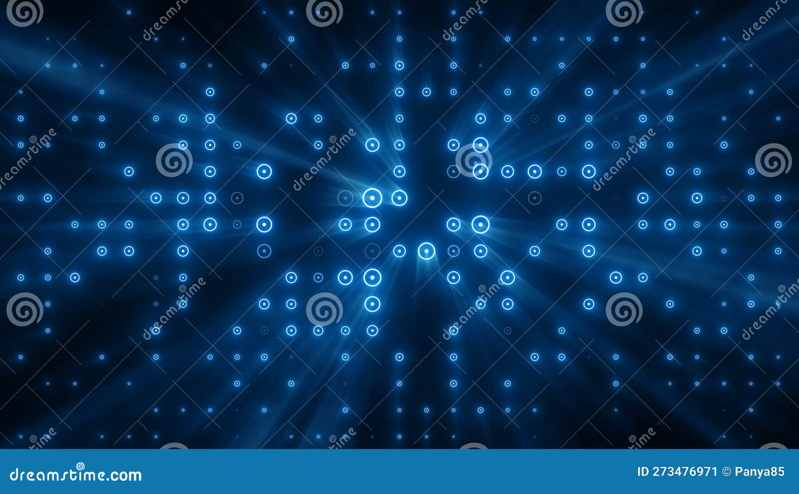 Flashing Particles Pattern with Beams, Rays Stock Illustration ...