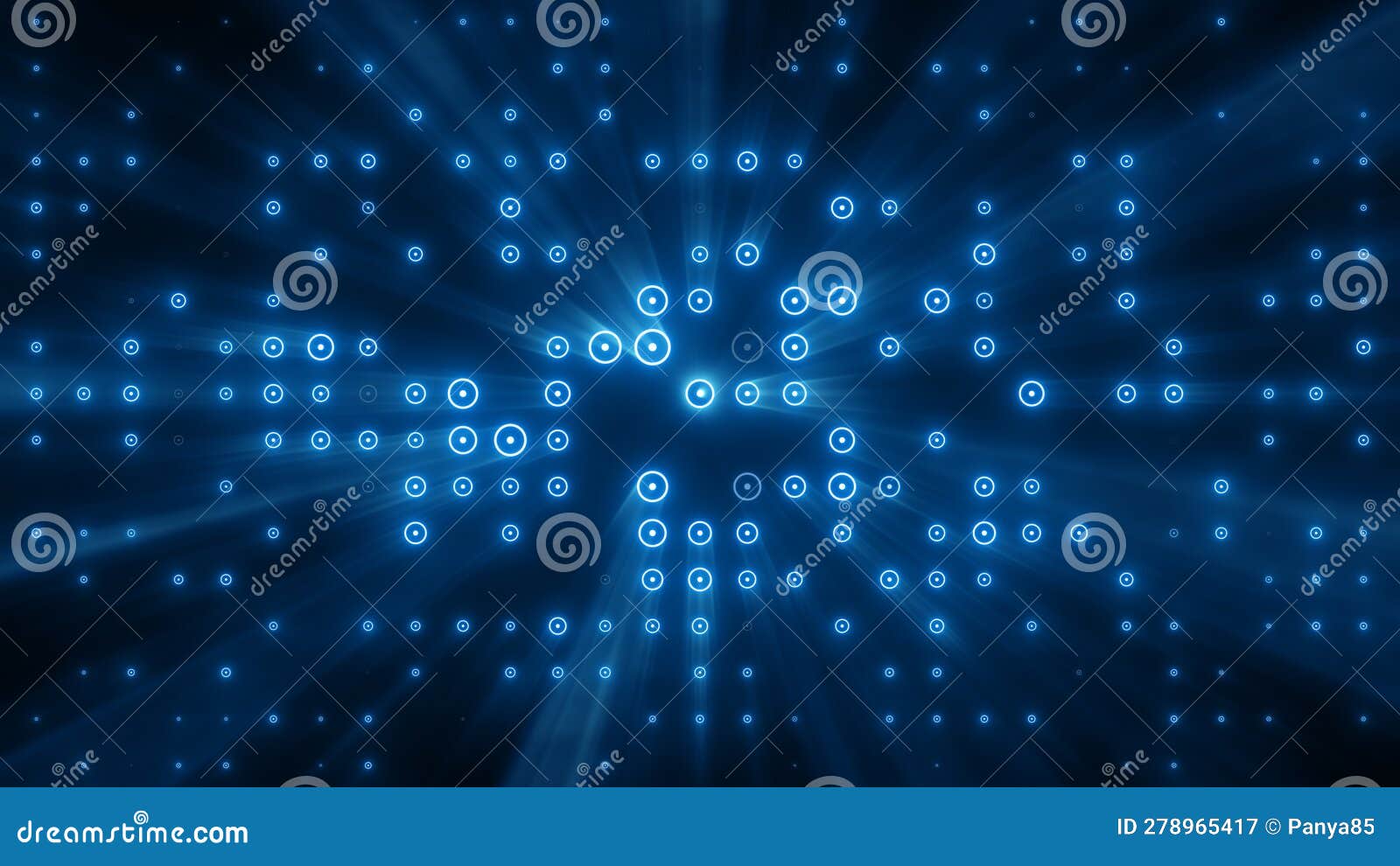 Flashing Particles Pattern with Beams, Rays Stock Illustration ...