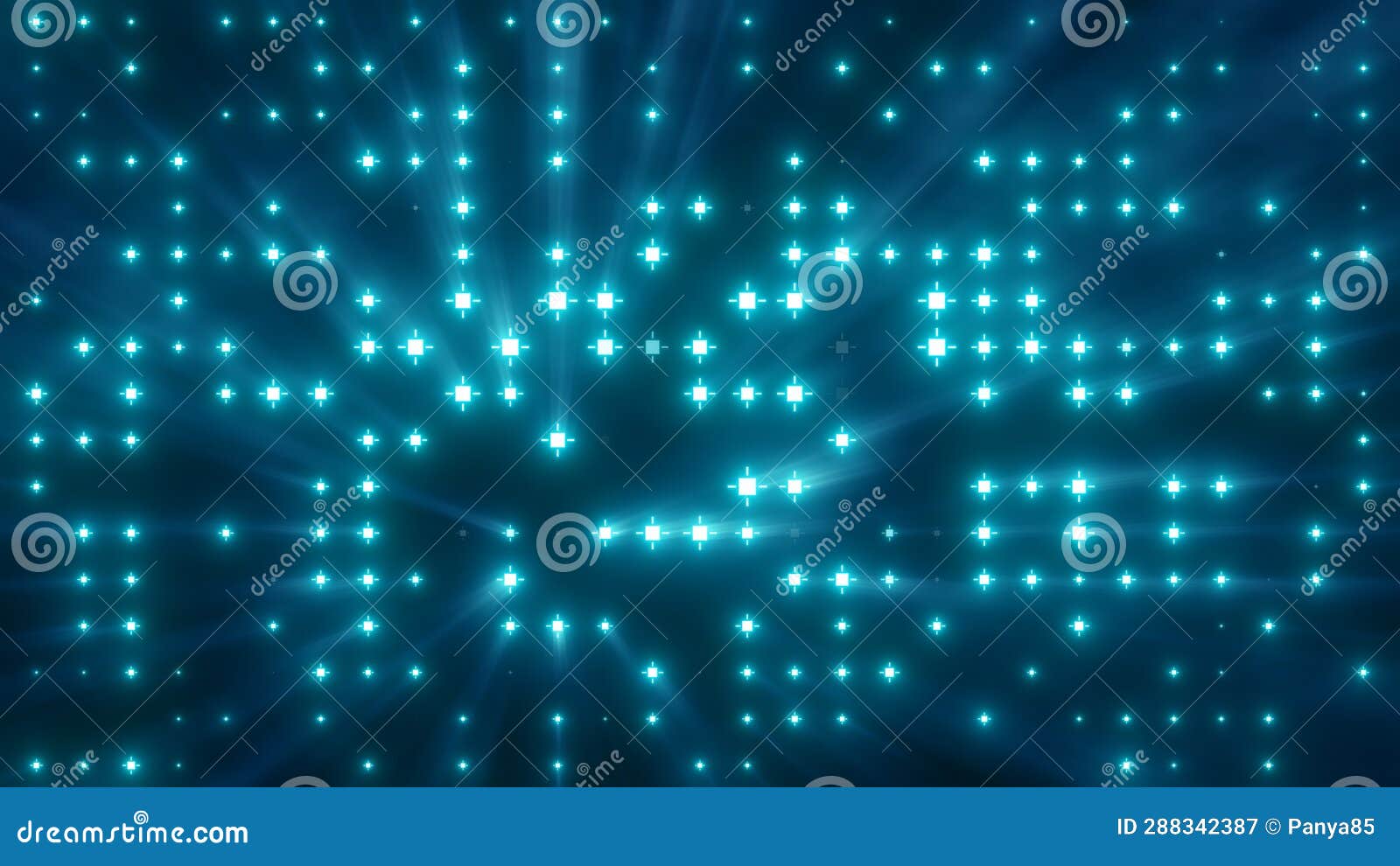 Flashing Particles Pattern with Beams, Rays Stock Illustration ...
