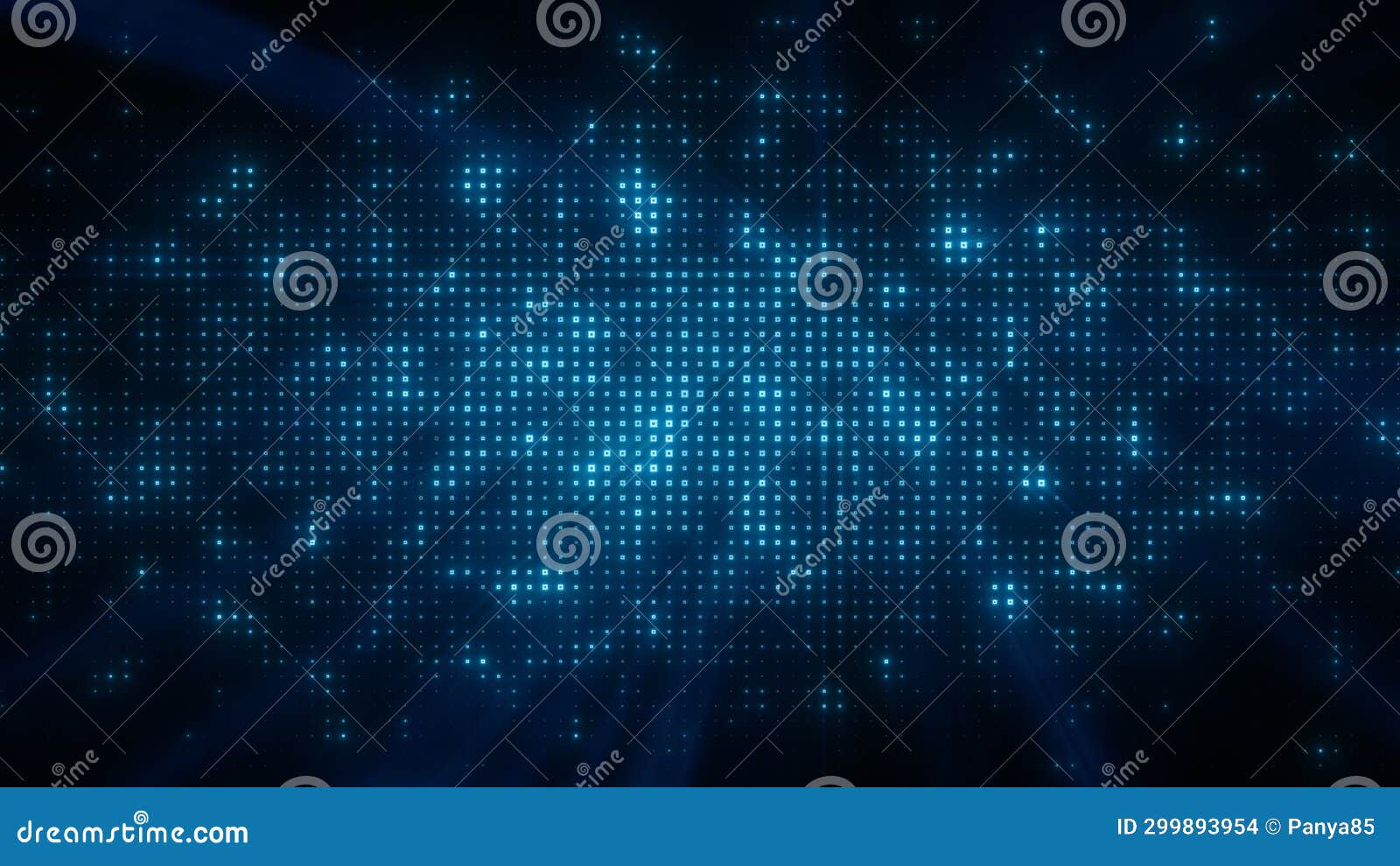 Flashing Particles Pattern with Beams, Rays Stock Illustration ...