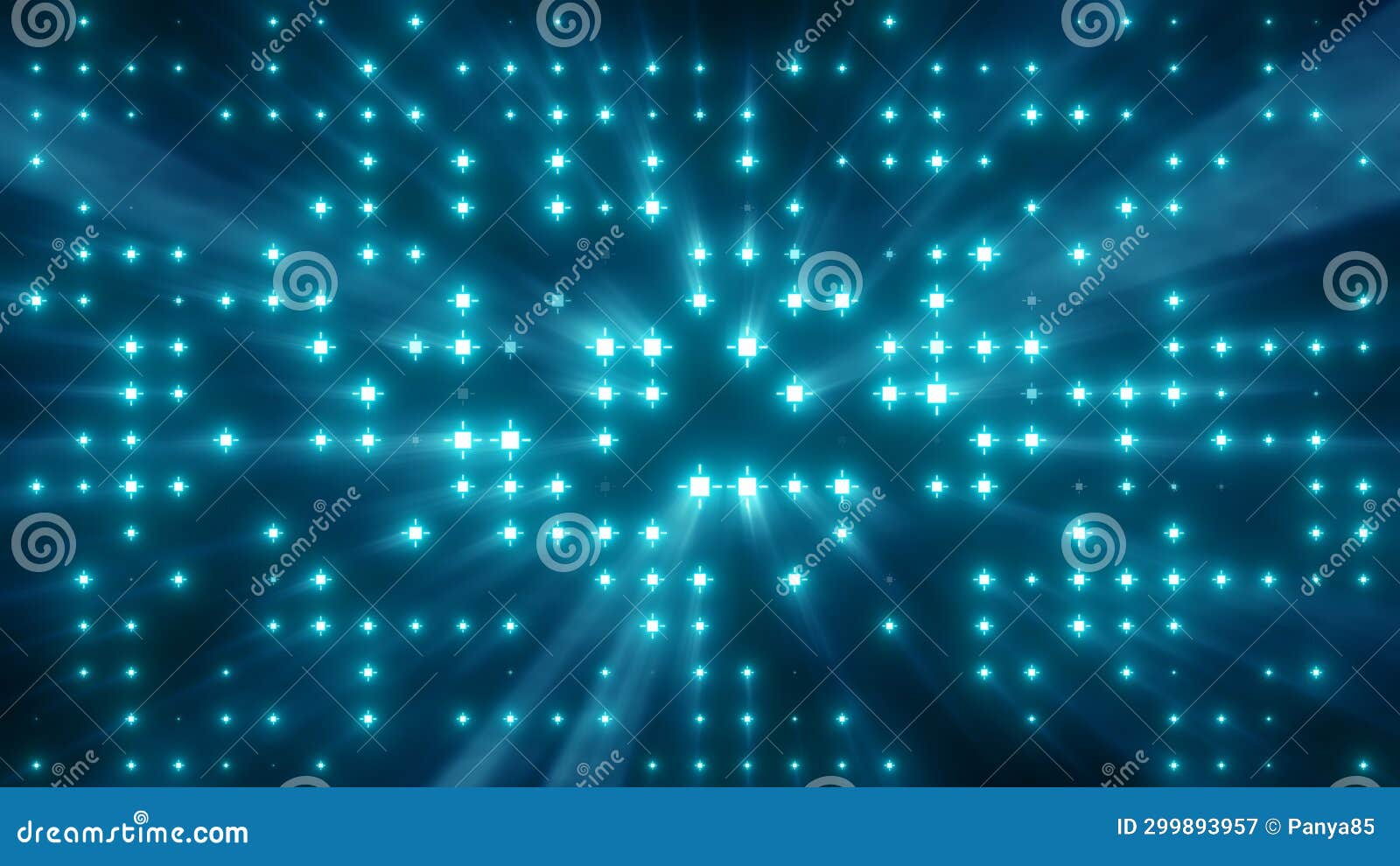 Flashing Particles Pattern with Beams, Rays Stock Illustration ...