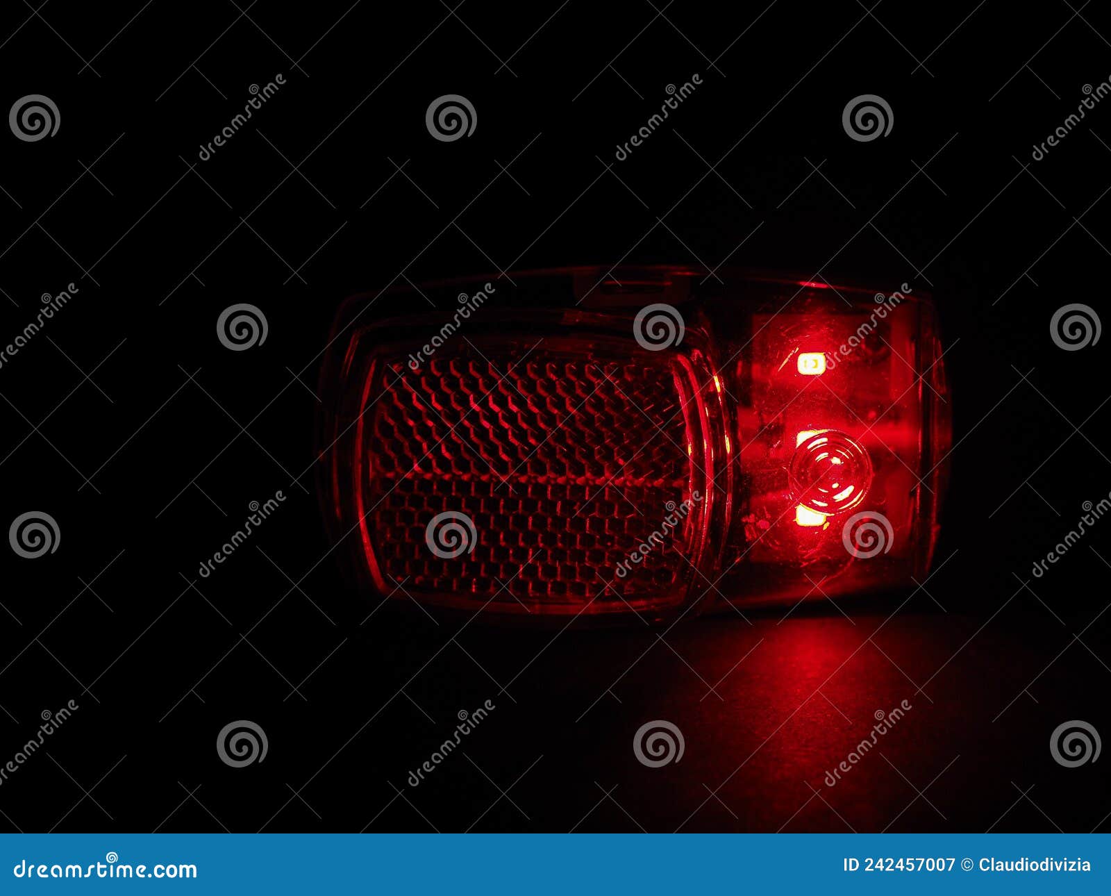 Flashing red strobe light stock image. Image of alarm - 242457007