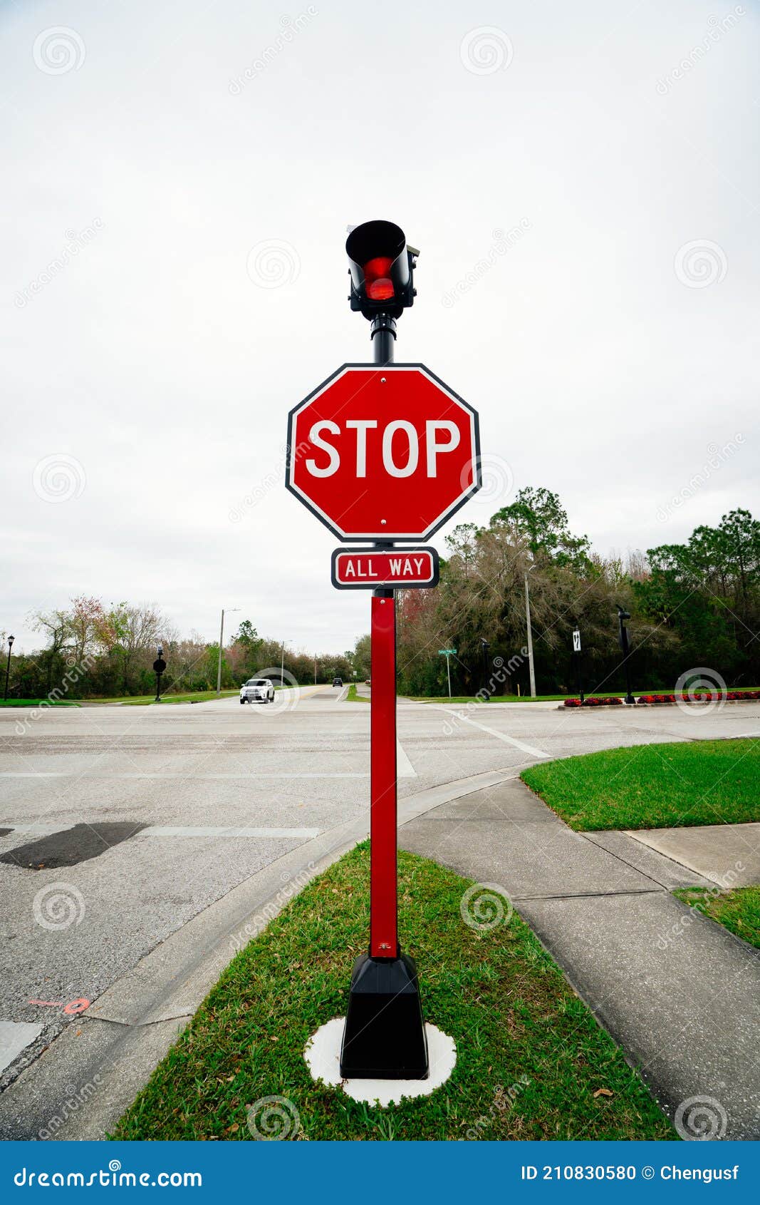 Solar panel stop sign stock photo. Image of helicopter - 210830580