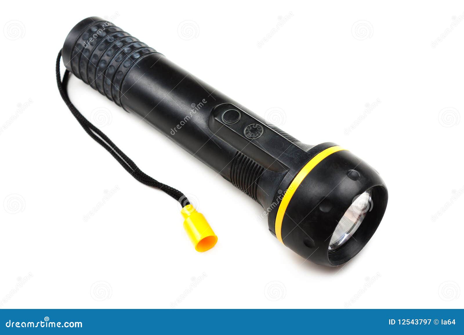 Flashlight stock image. Image of color, power, glass - 12543797