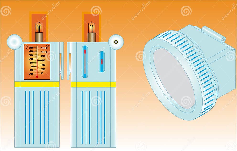 Flashlight stock vector. Illustration of point, glass - 17504351