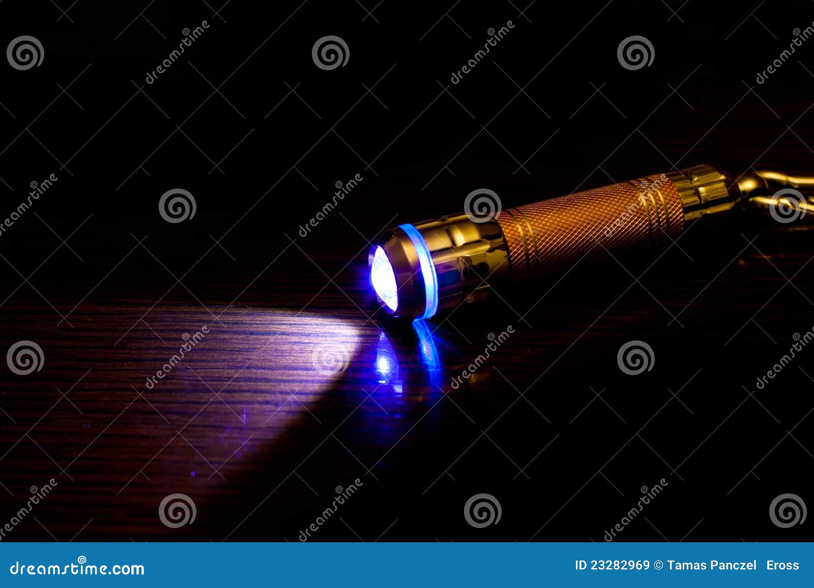 Flashlight stock image. Image of light, black, darkness - 23282969