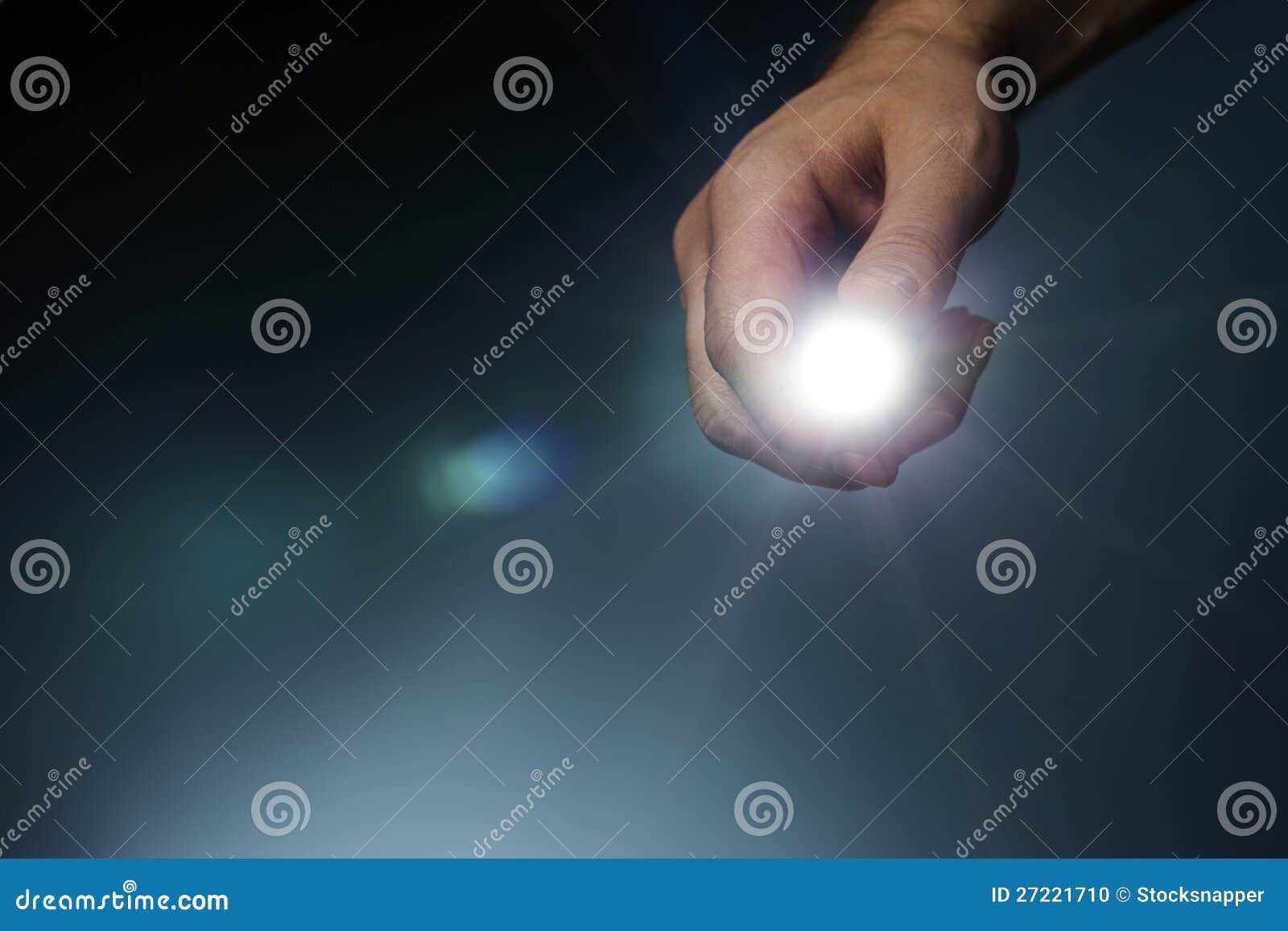 Flashlight stock photo. Image of illuminate, hand, flashlight - 27221710