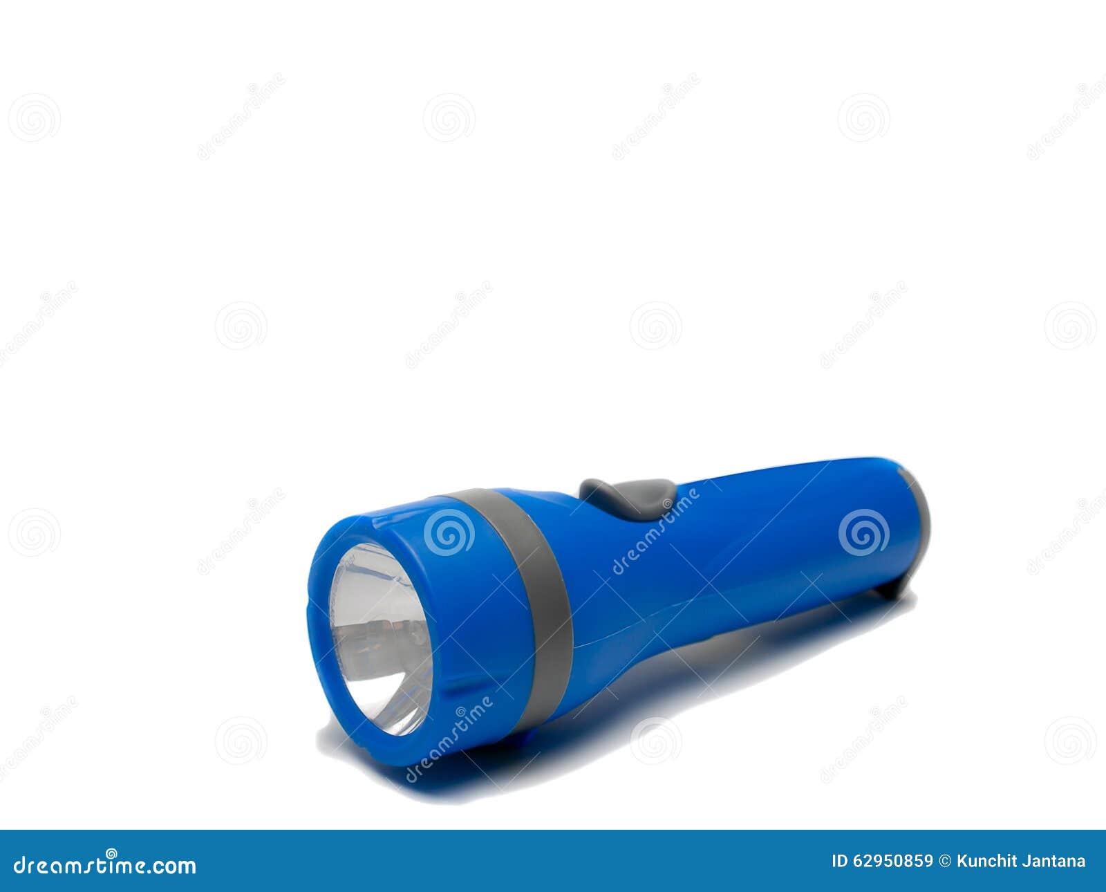 Flashlight blue stock image. Image of object, illumination - 62950859
