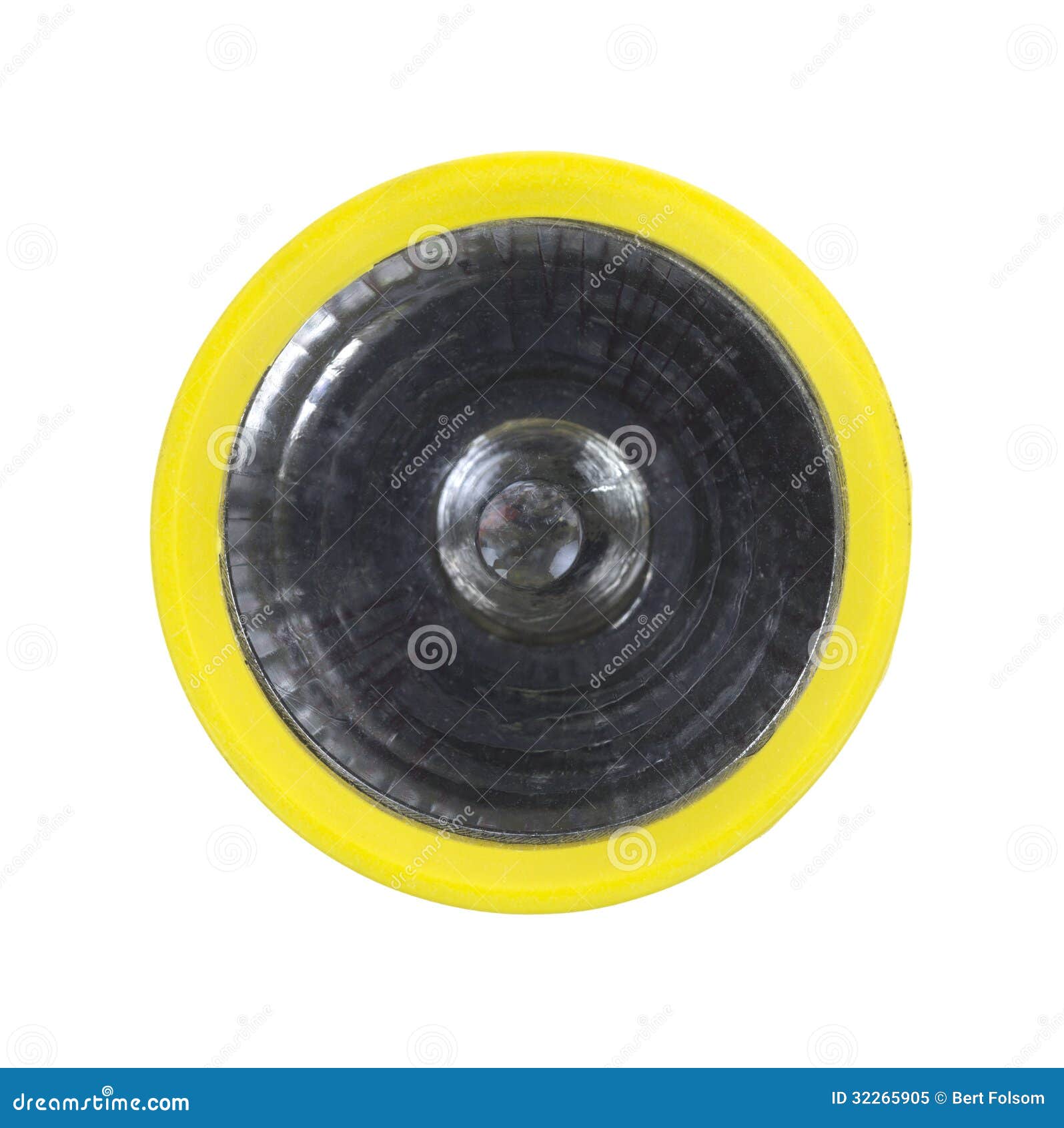 Flashlight Bulb and Reflector Stock Image - Image of illumination ...