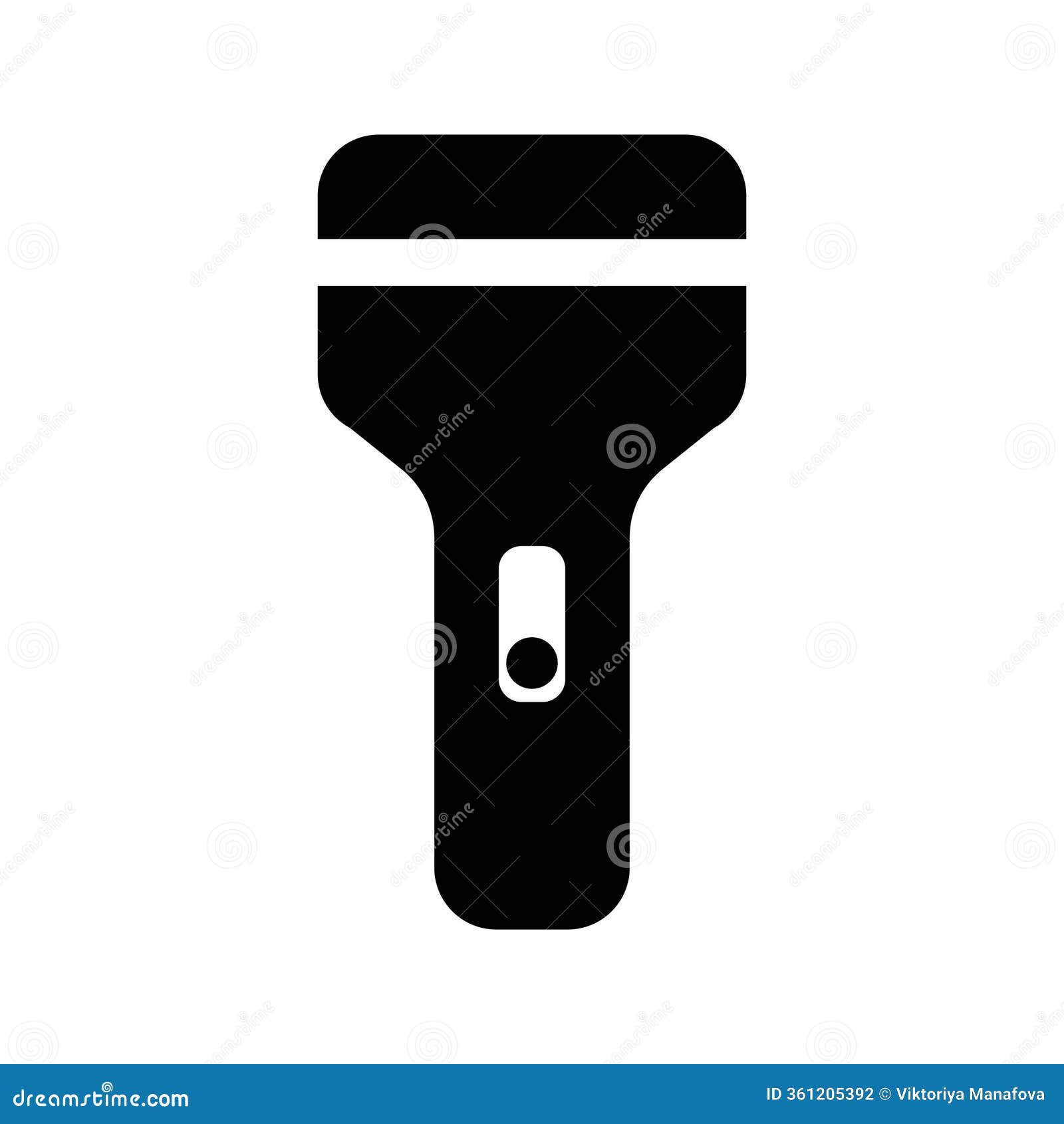 Flashlight Icon Set Vector Illustration | CartoonDealer.com #11726052