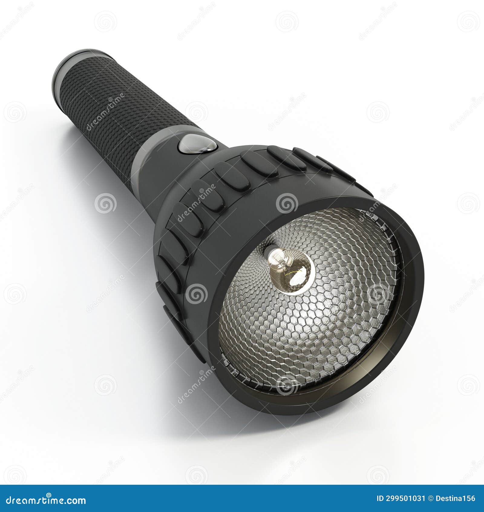 Flashlight Isolated On A Transparent Background. Vector | CartoonDealer ...
