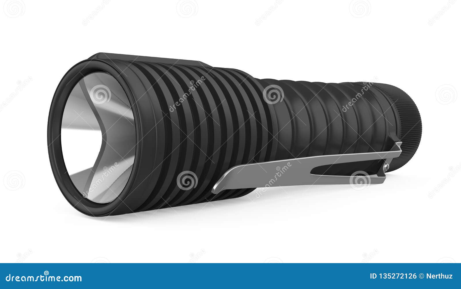 Flashlight Isolated On A Transparent Background. Vector | CartoonDealer ...