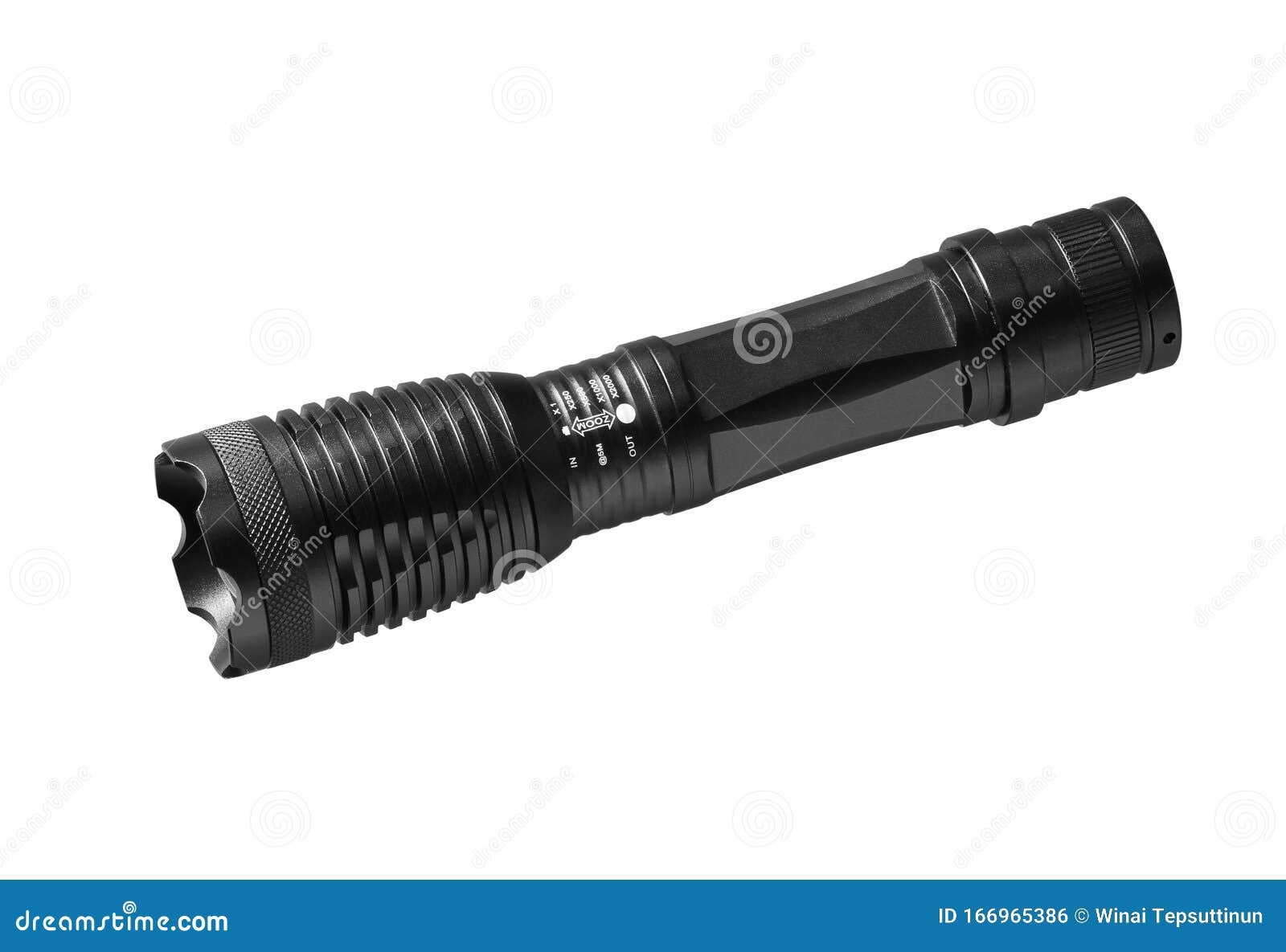 Flashlight Led Zoom in Zoom Out Torch Stock Photo - Image of aluminium ...