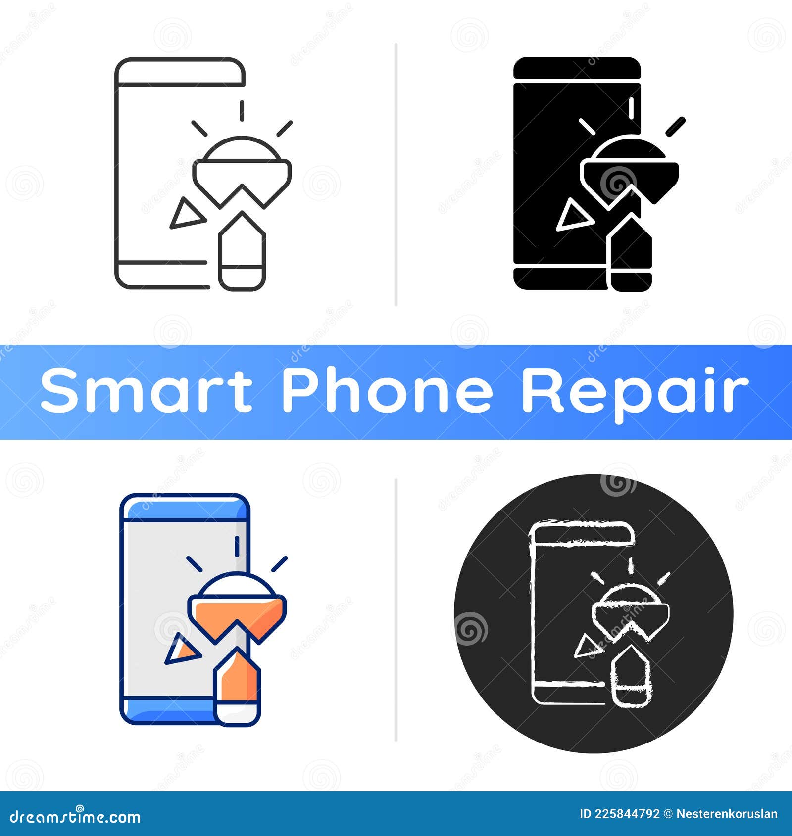 Flashlight Not Working Icon Stock Vector - Illustration of vector ...