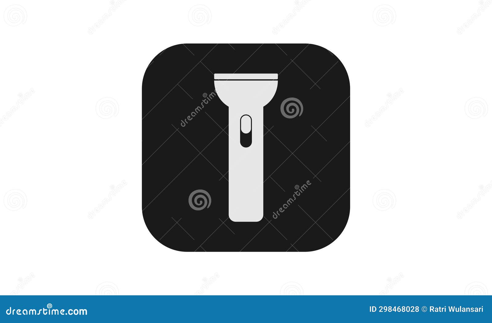 Flashlight Silhouette Symbol Icon Design Vector Stock Vector ...