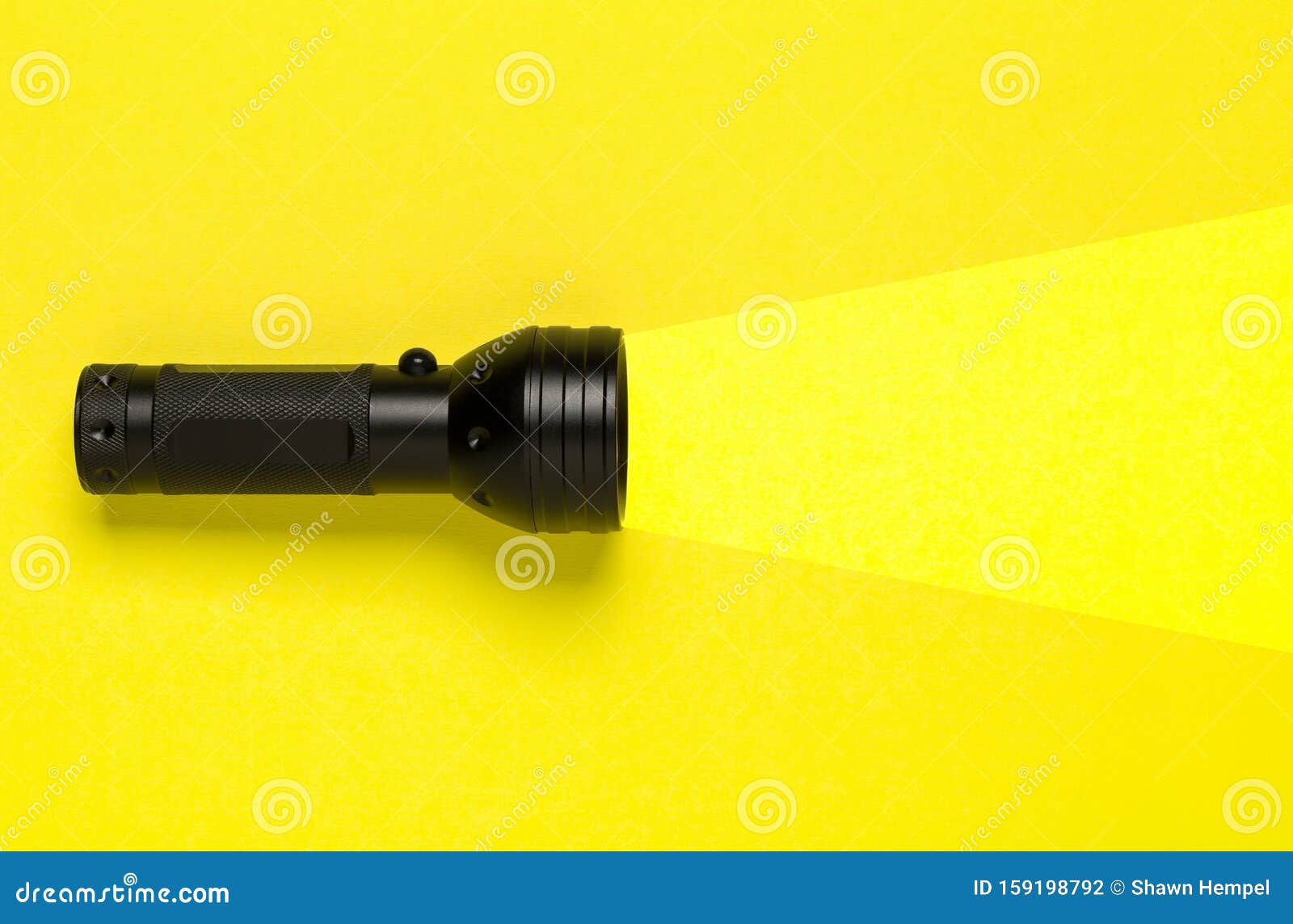 Flashlight or Torch Lighting Up Background - Minimal Concept for ...