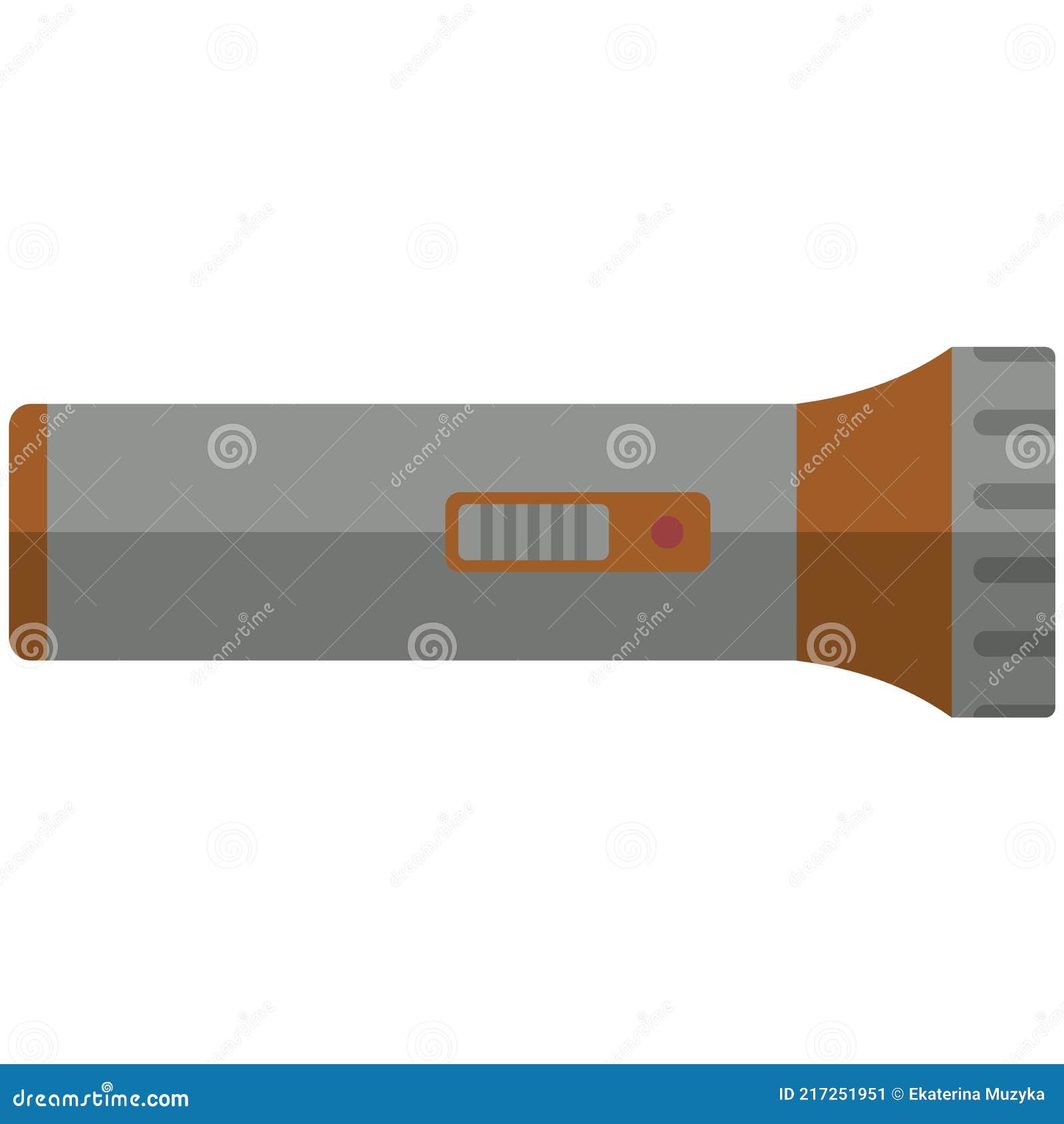 Flashlight Vector Torch Light Battery Lamp Icon Stock Vector ...